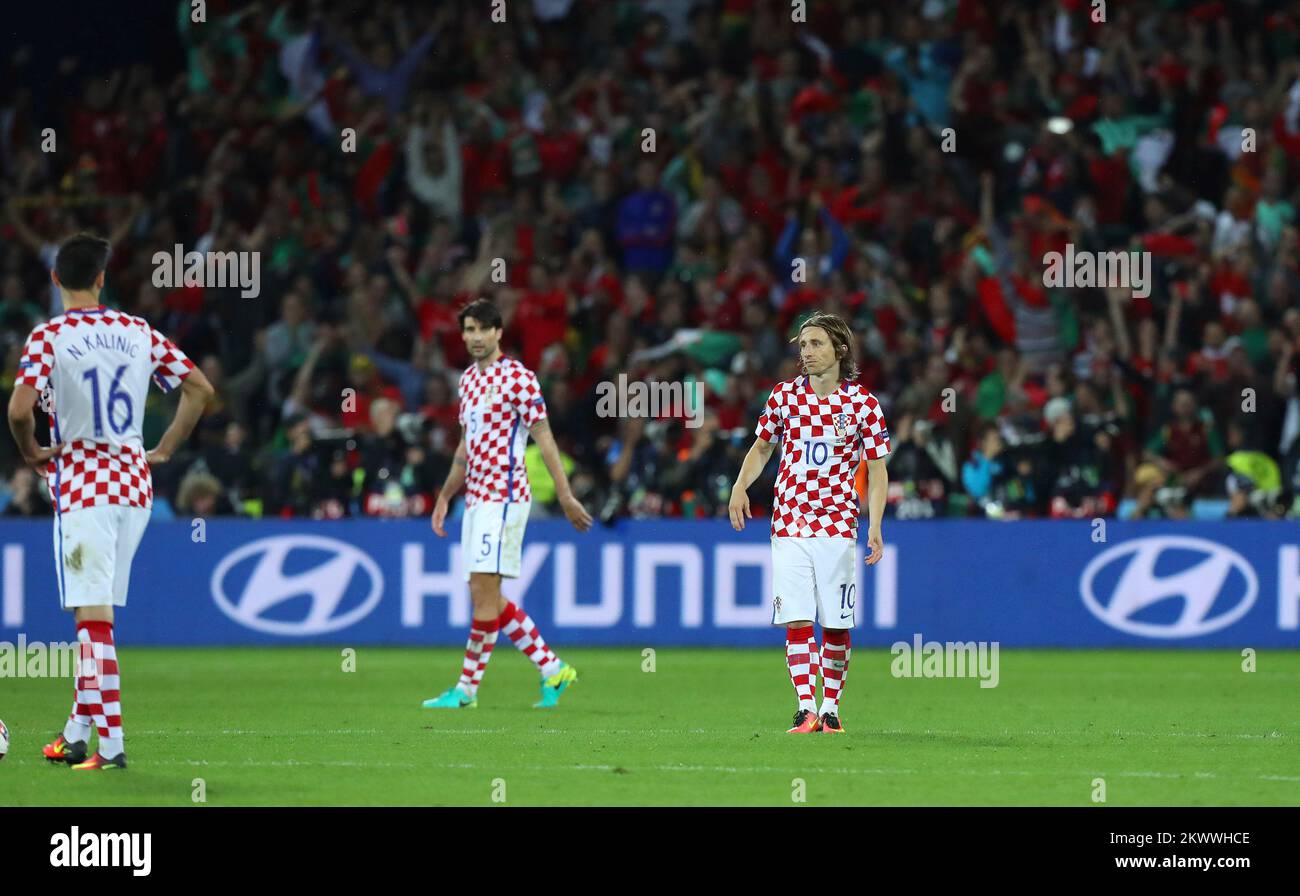 25.06.2016 . , Lens , France - UEFA EURO 2016, round of 16 , Croatia ...