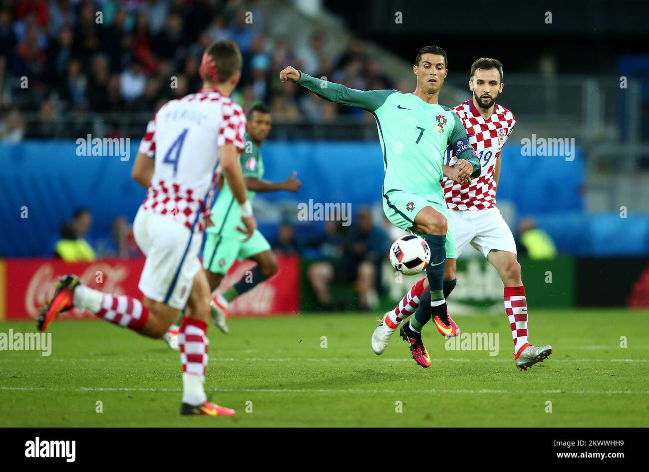 25.06.2016 . , Lens , France - UEFA EURO 2016, round of 16 , Croatia ...
