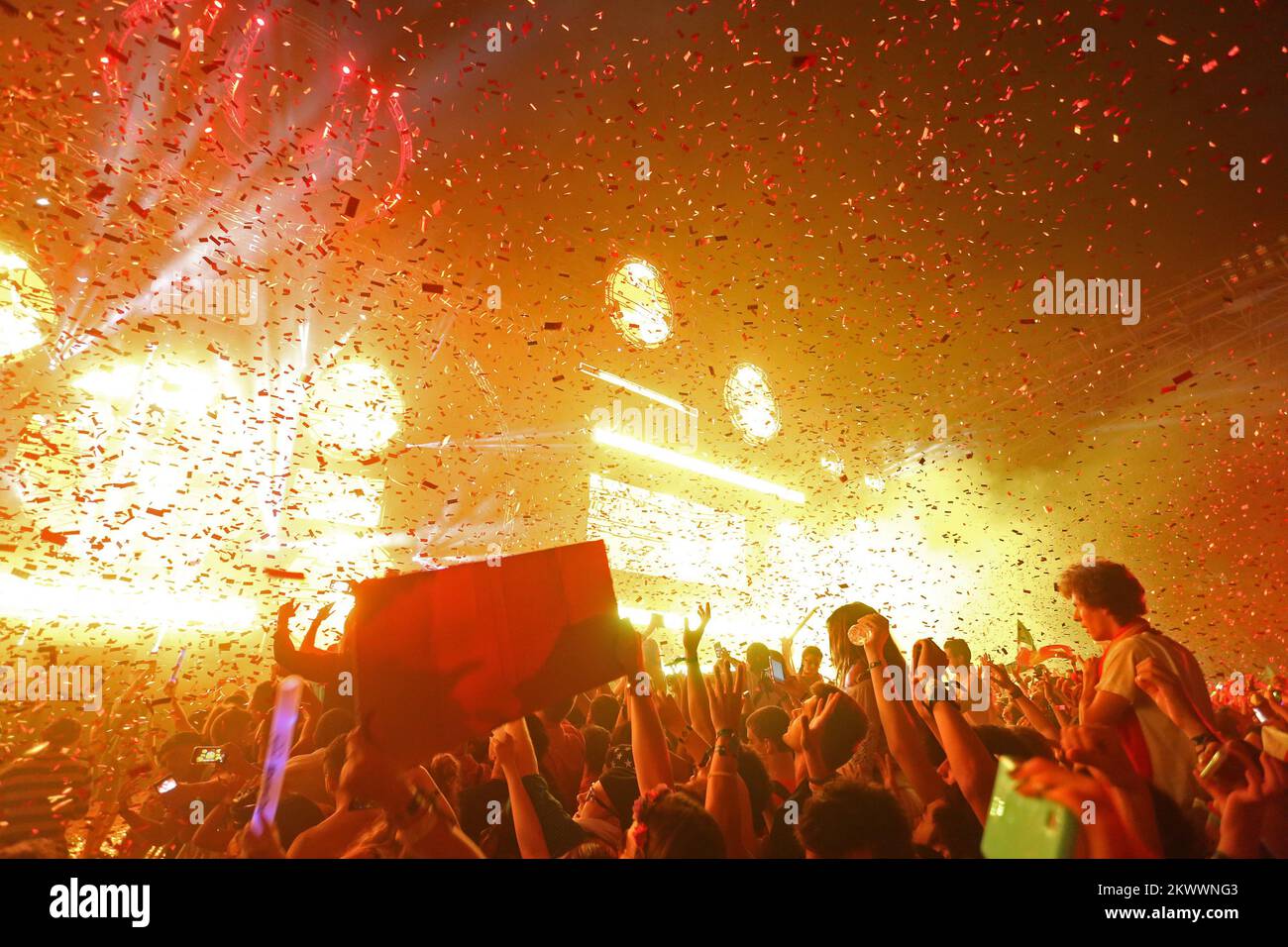17.07.2016., Split, Croatia - DJ David Guetta performed at the Ultra ...