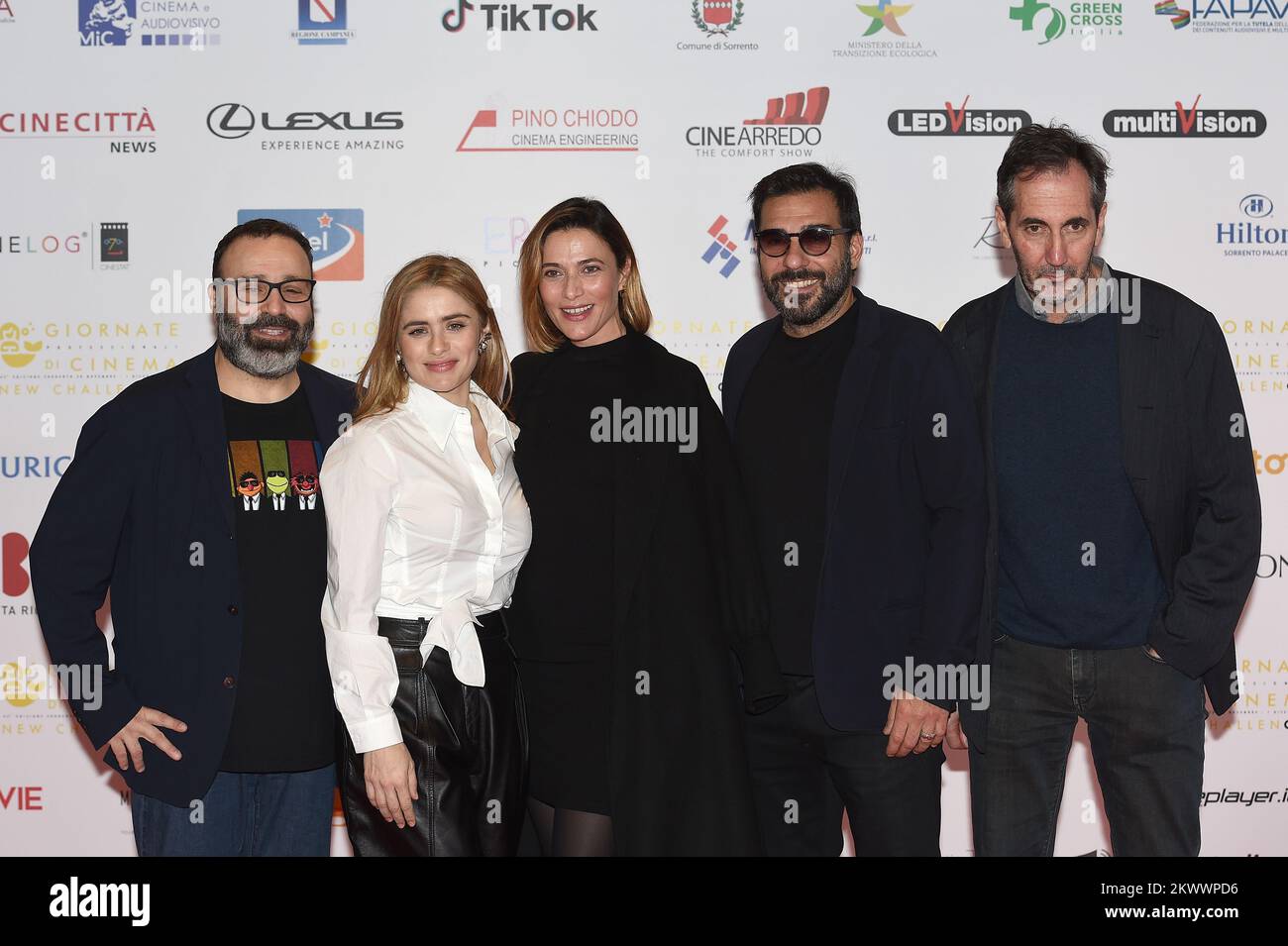 Italy. 30th Nov, 2022. Massimiliano Bruno, Greta Scarano, Anna ...