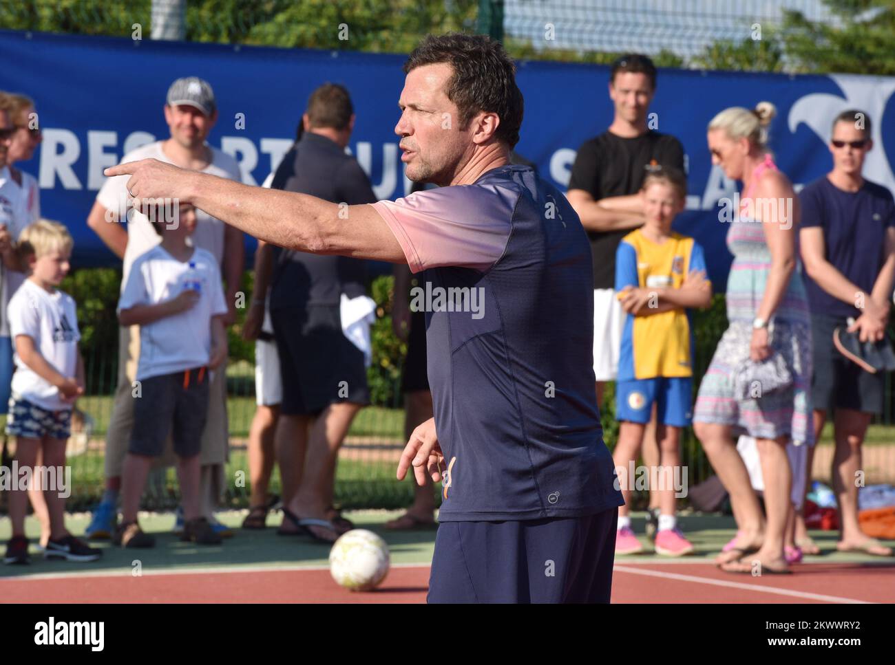 20.07.2016., Petrcane, Croatia - The famous German football player ...