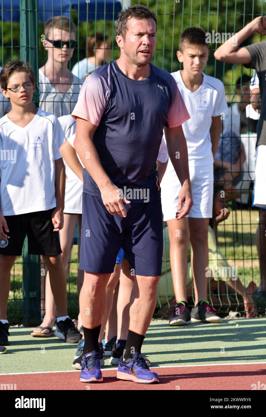 20.07.2016., Petrcane, Croatia - The famous German football player ...