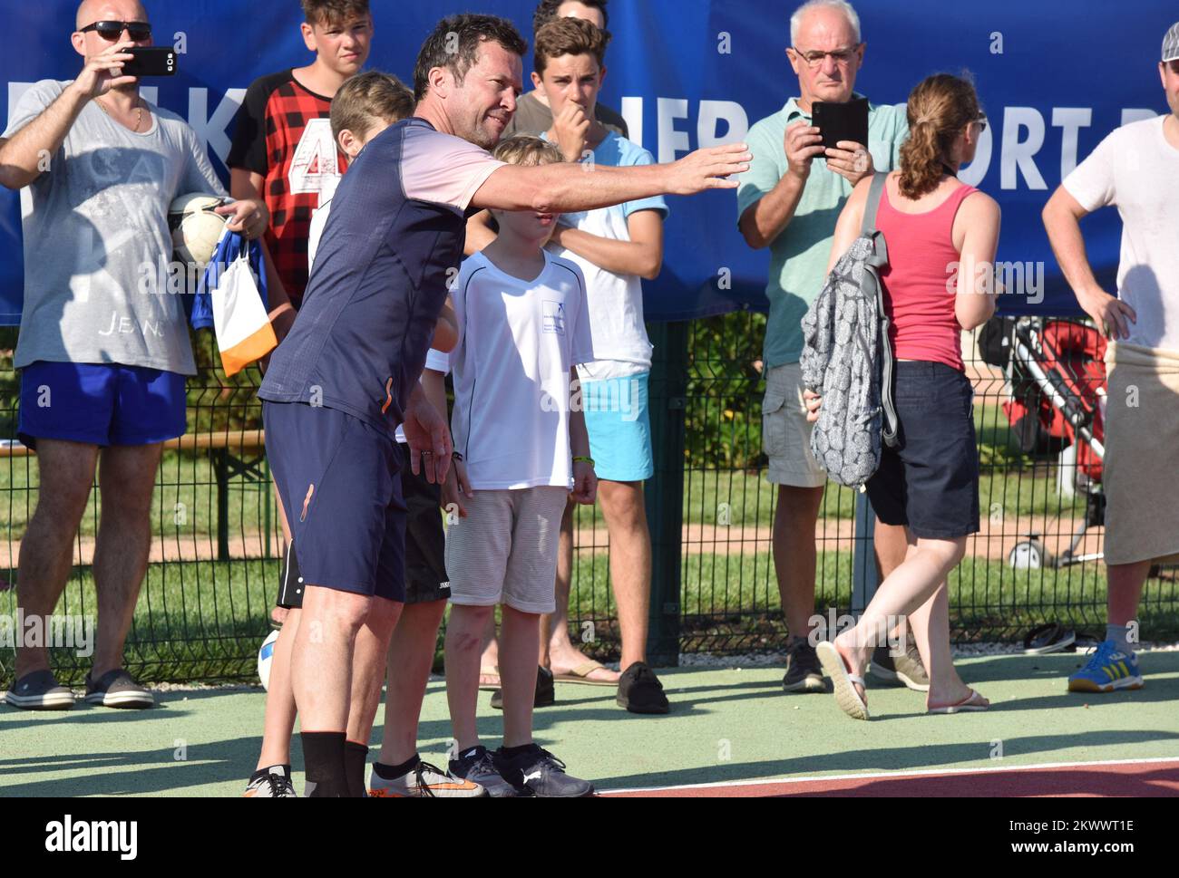 20.07.2016., Petrcane, Croatia - The famous German football player ...