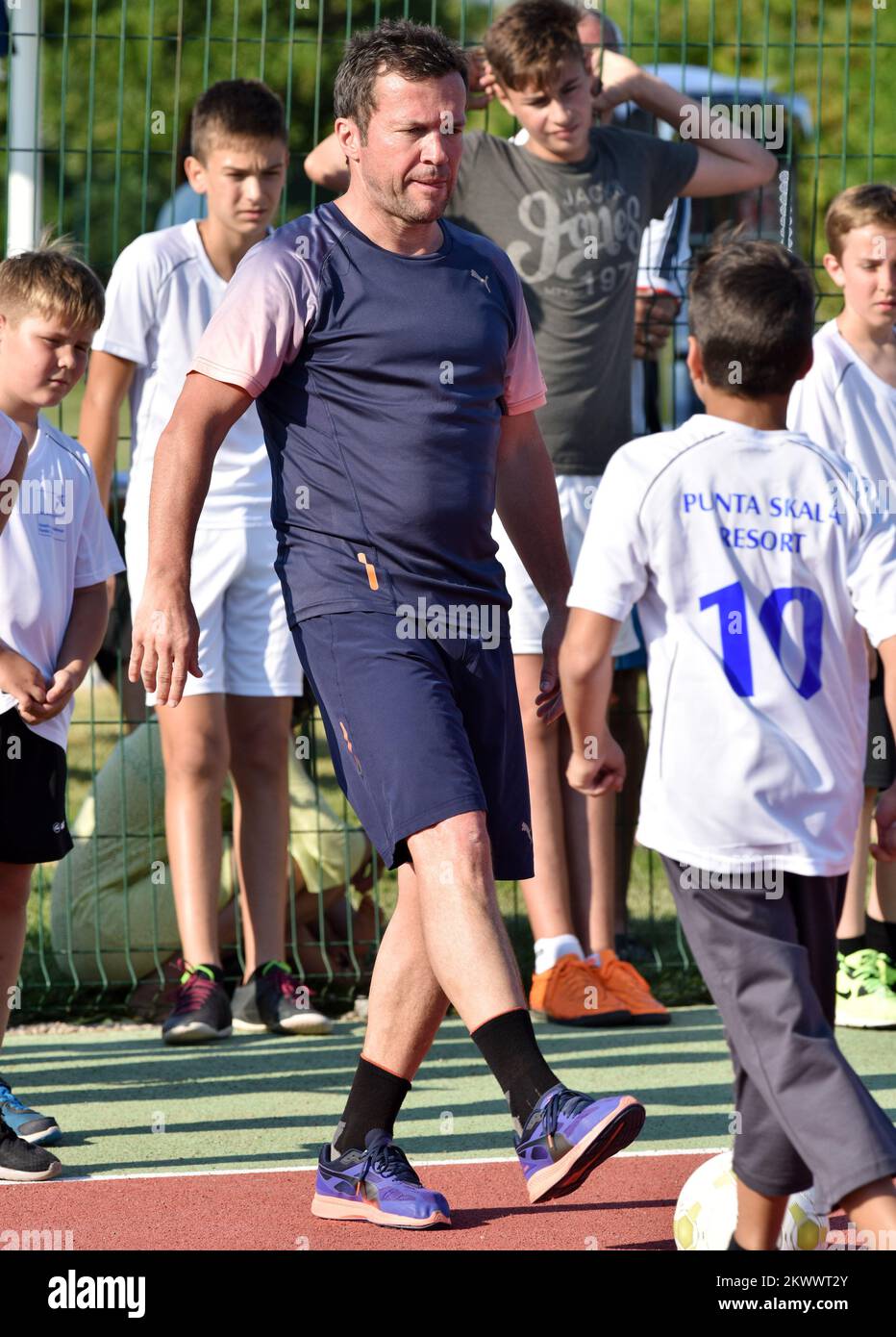 20.07.2016., Petrcane, Croatia - The famous German football player ...