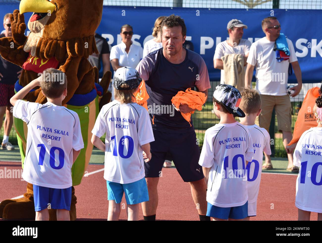 20.07.2016., Petrcane, Croatia - The famous German football player ...