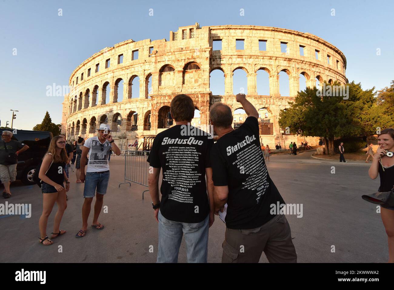 29.07.2016., Pula, Croatia - Status Quo held concert at the spectacular ...