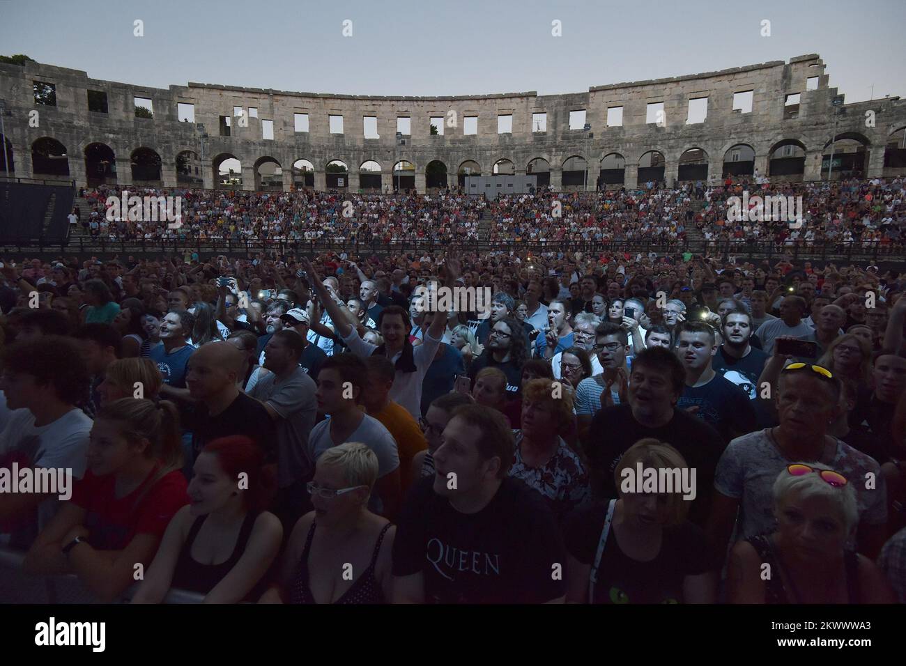29.07.2016., Pula, Croatia - Status Quo held concert at the spectacular ...