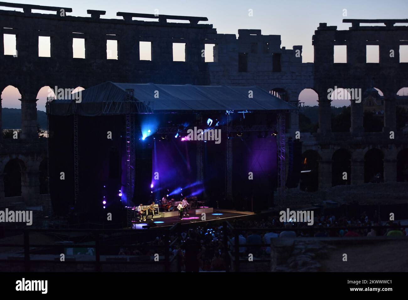 29.07.2016., Pula, Croatia - Status Quo held concert at the spectacular ...