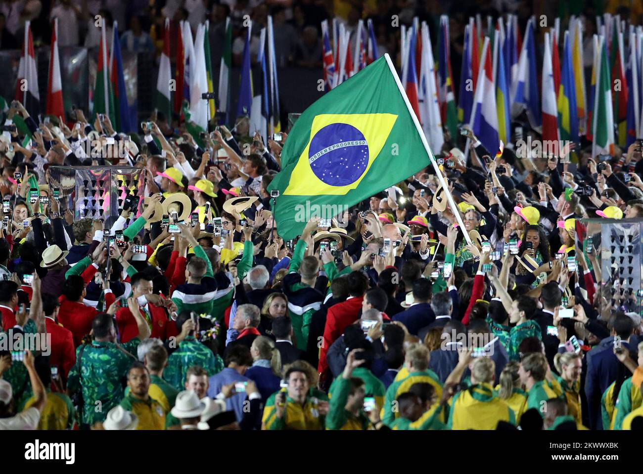 05.08.2016. Brazil, Rio de Janeiro - The formal opening ceremony of ...