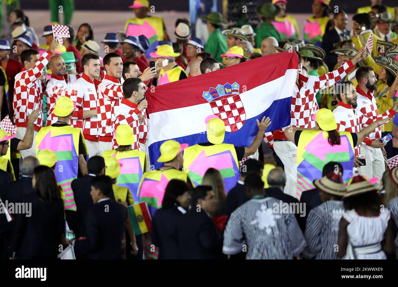 05.08.2016. Brazil, Rio de Janeiro - The formal opening ceremony of ...