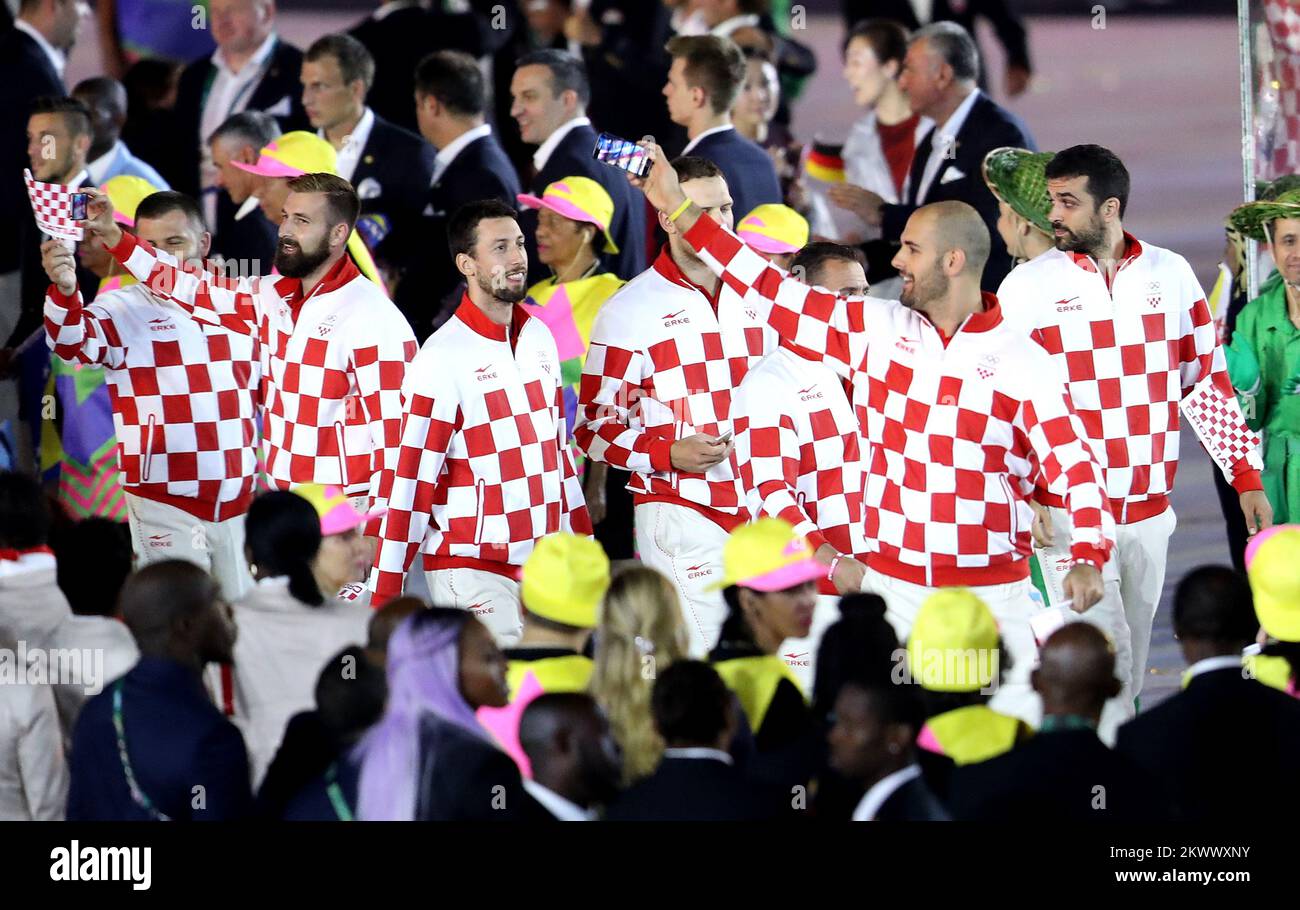 05.08.2016. Brazil, Rio de Janeiro - The formal opening ceremony of ...