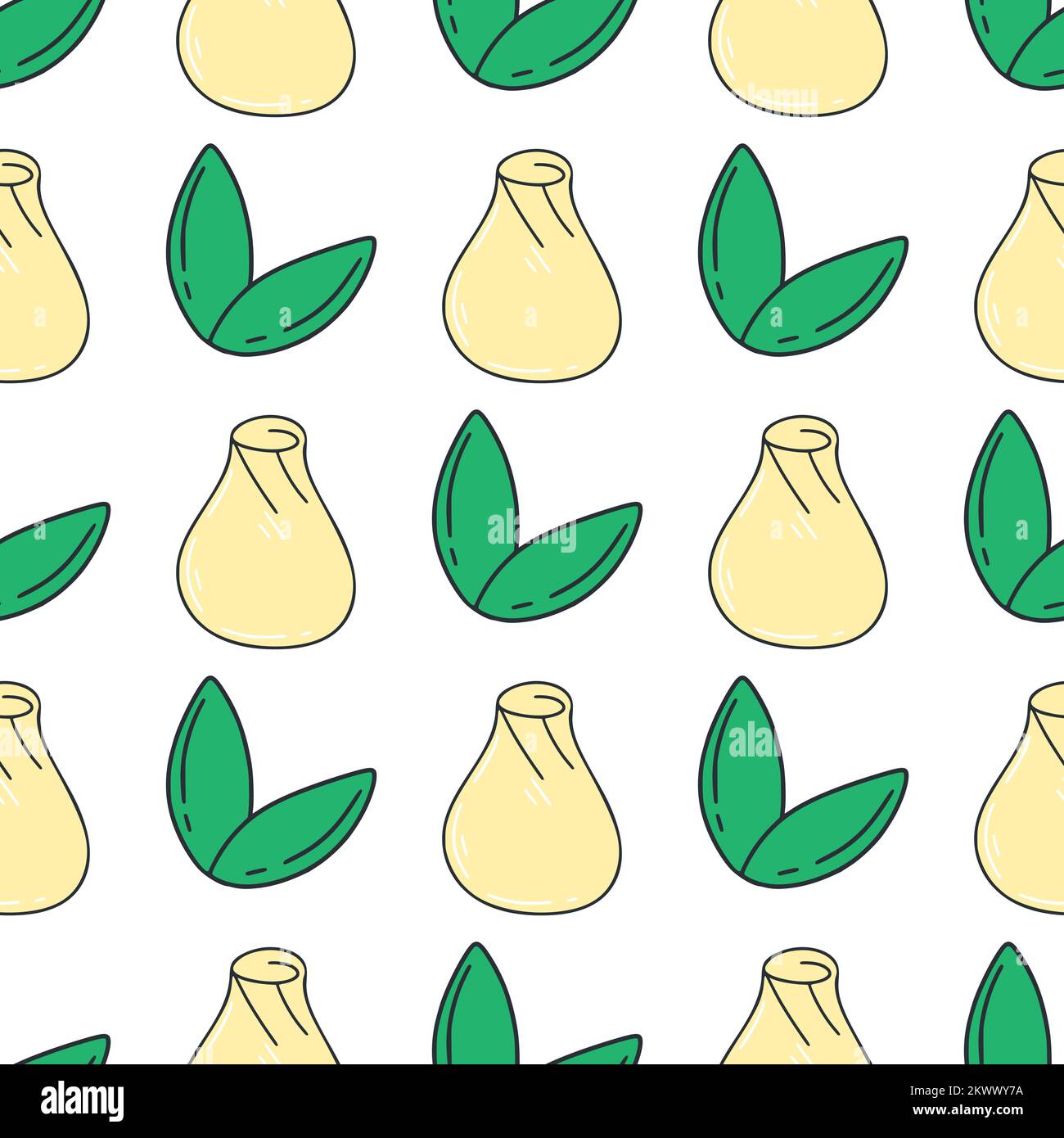 Dim sum seamless pattern. Asianfood vector background Stock Vector ...