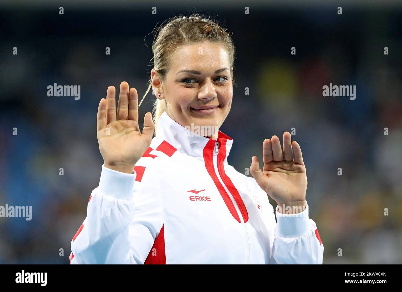 16.08.2016., Rio de Janeiro, Brazil - Defending Olympic women'’s discus ...