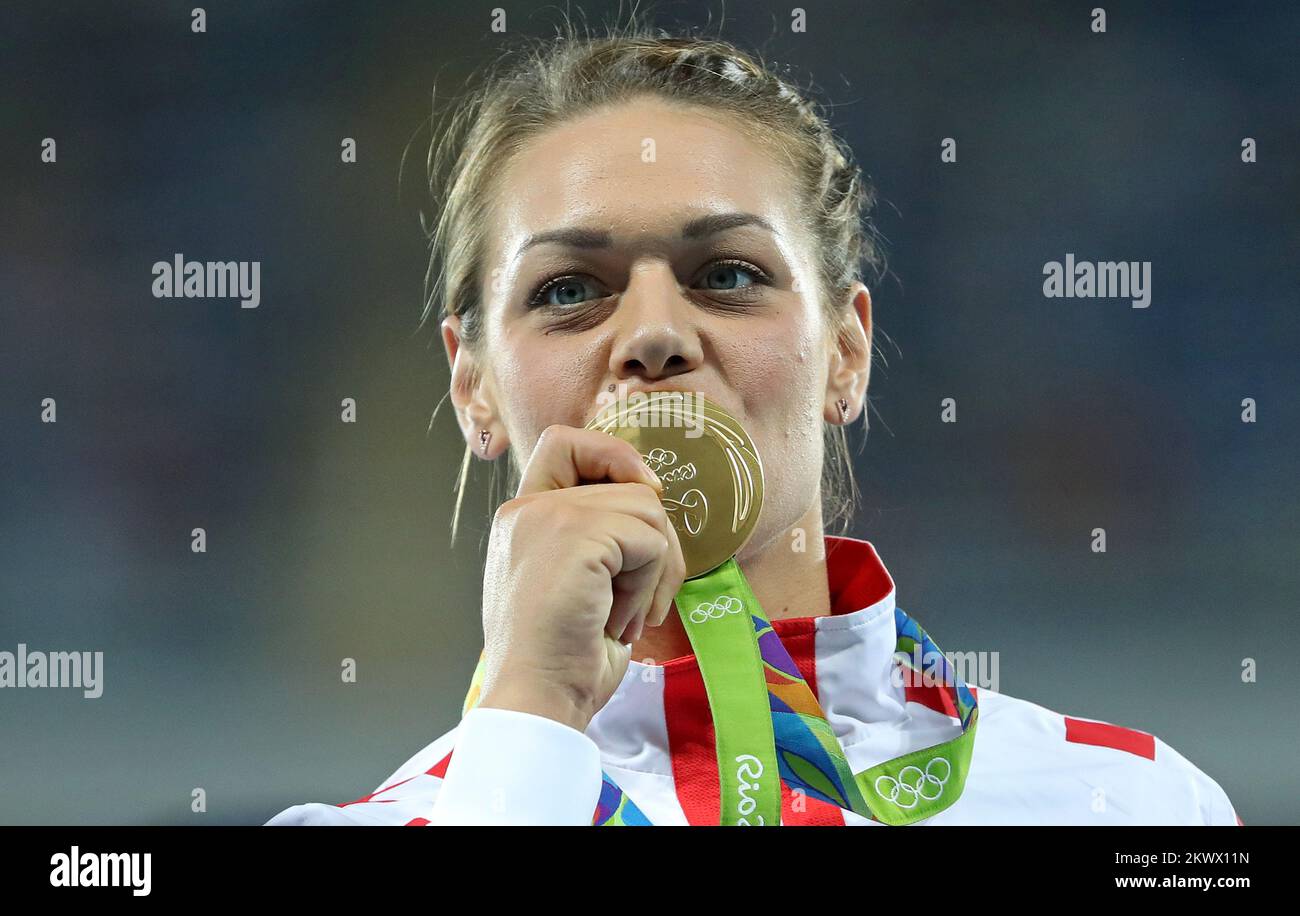 16.08.2016., Rio de Janeiro, Brazil - Defending Olympic women'’s discus ...