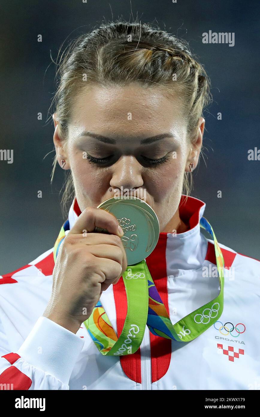 16.08.2016., Rio de Janeiro, Brazil - Defending Olympic womens discus ...