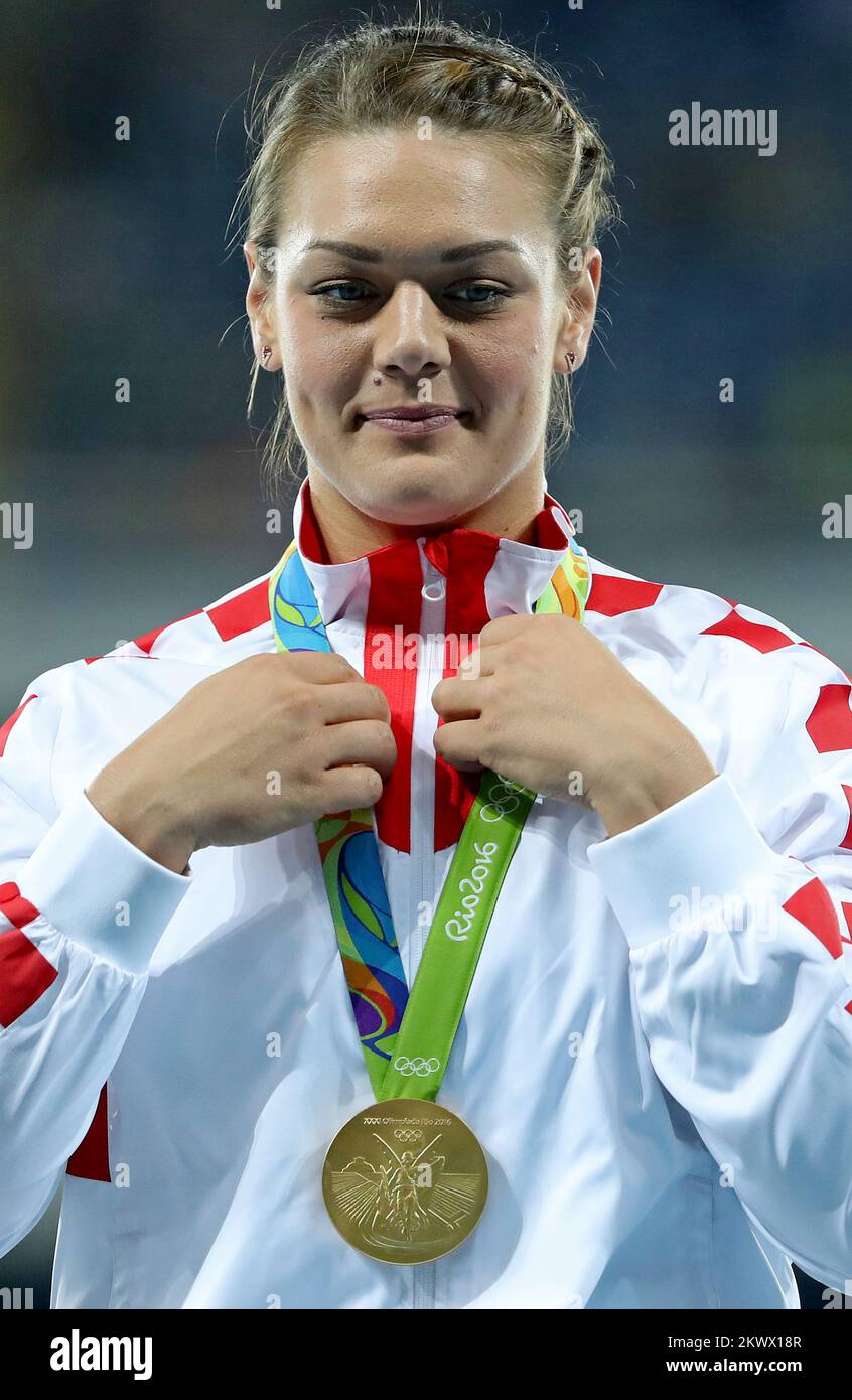 16.08.2016., Rio de Janeiro, Brazil - Defending Olympic women'’s discus ...