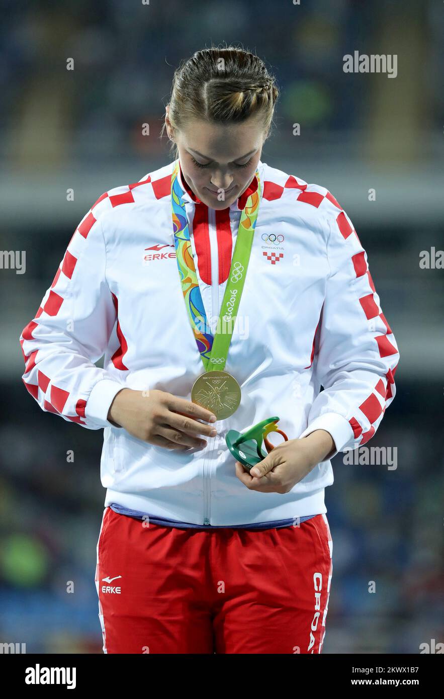 16.08.2016., Rio de Janeiro, Brazil - Defending Olympic women'’s discus ...