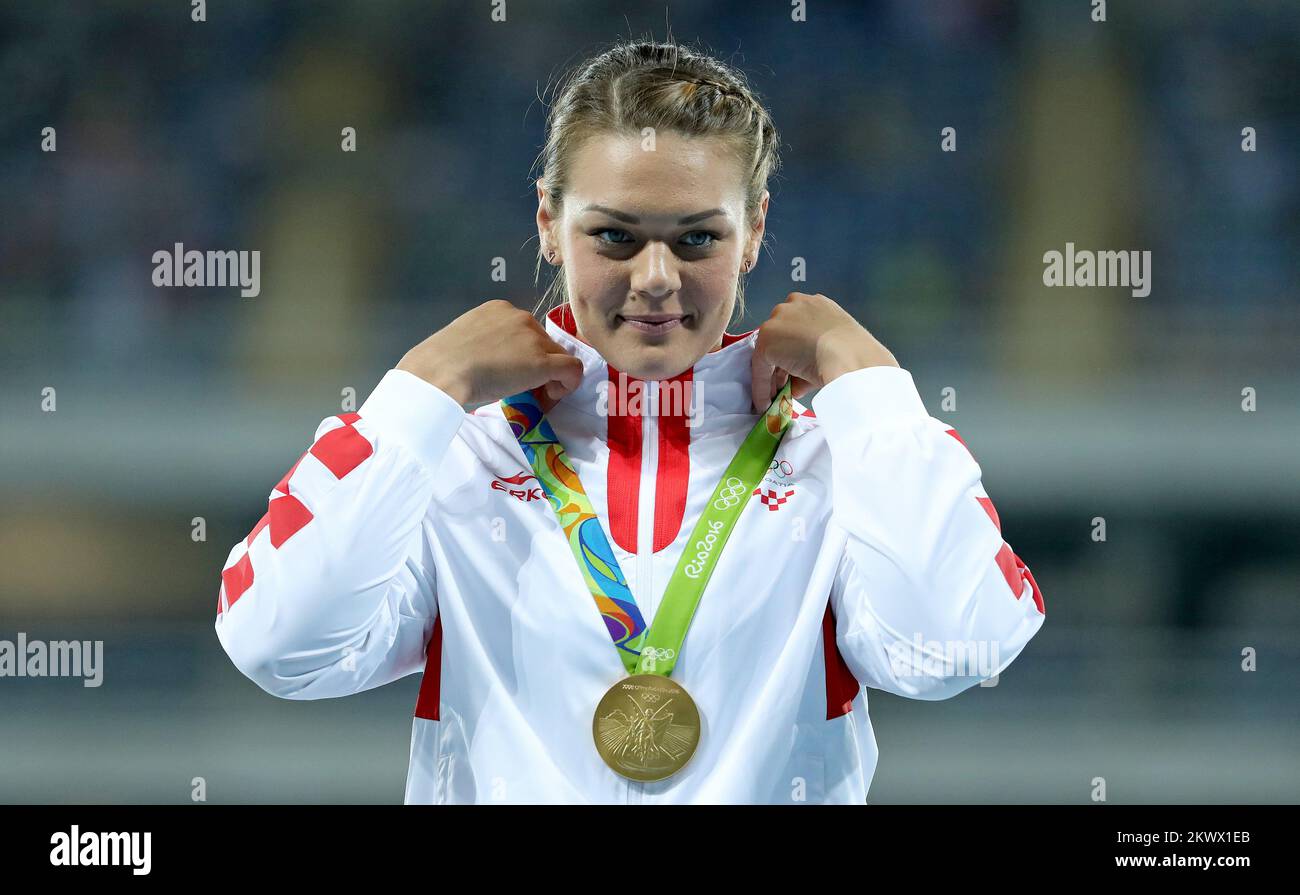 16.08.2016., Rio de Janeiro, Brazil - Defending Olympic women'’s discus ...