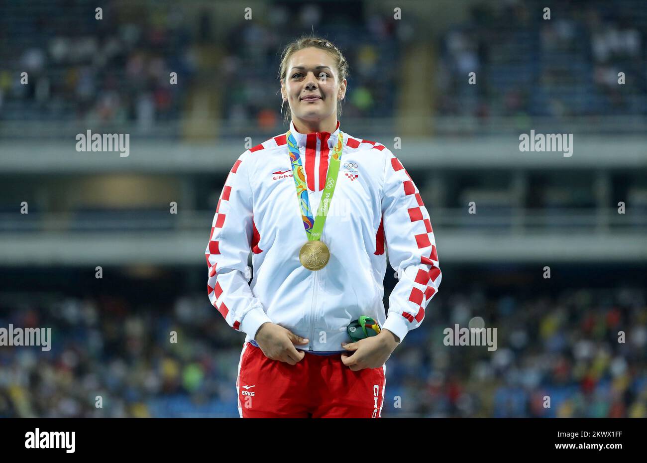 16.08.2016., Rio de Janeiro, Brazil - Defending Olympic women'’s discus ...