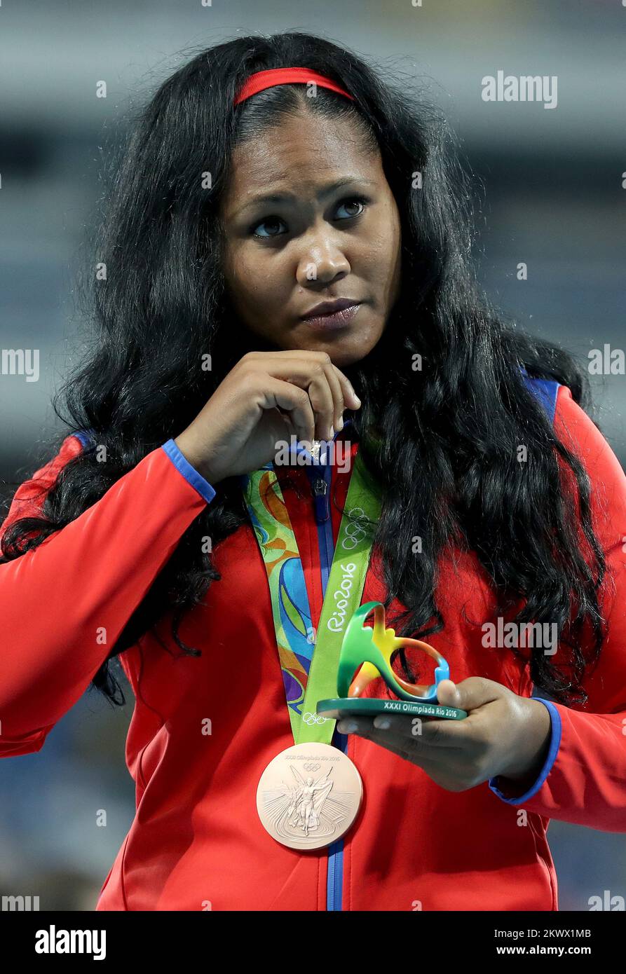 16.08.2016., Rio de Janeiro, Brazil - Defending Olympic women'’s discus champion Sandra Perkovic ...