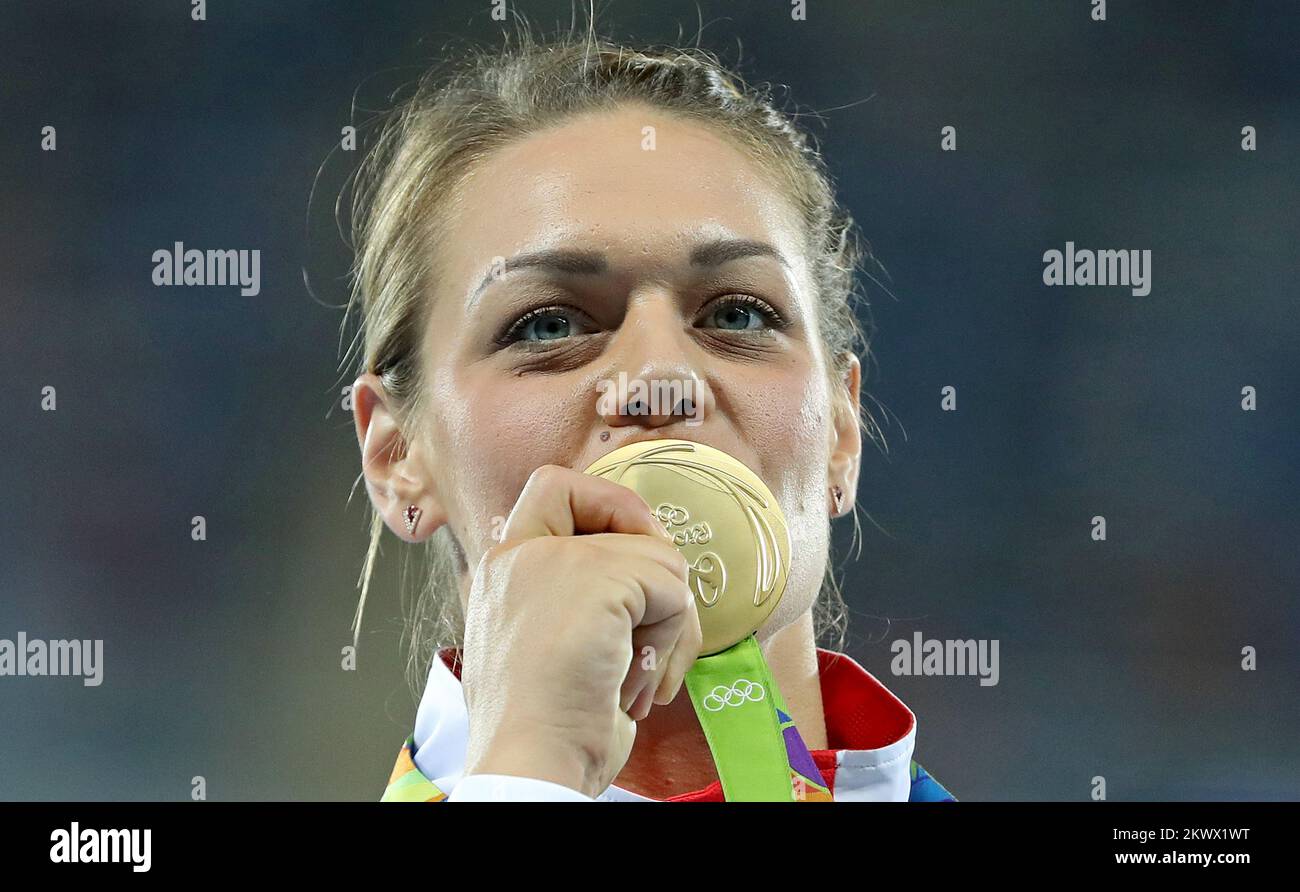 16.08.2016., Rio de Janeiro, Brazil - Defending Olympic women'’s discus ...