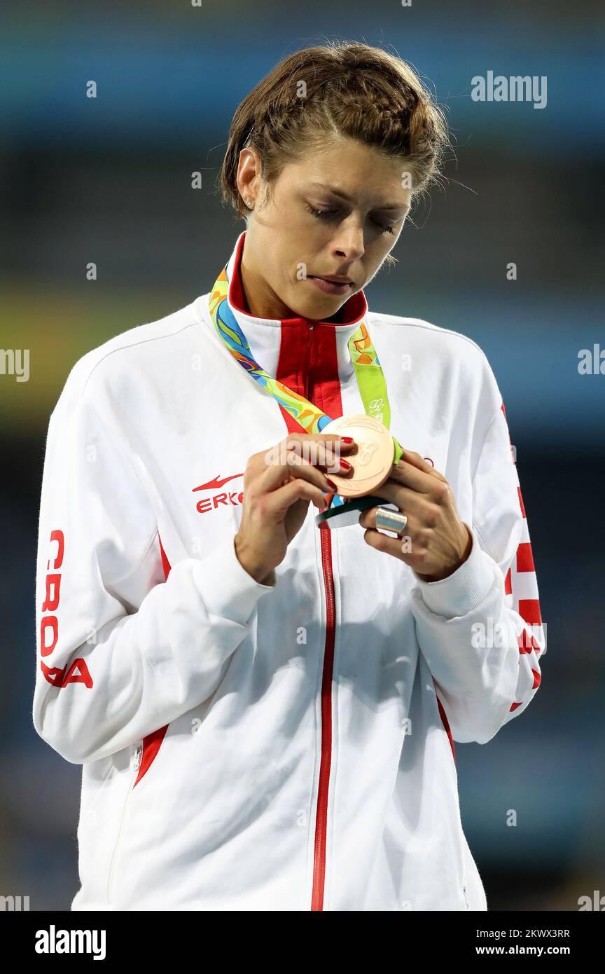 20.08.2016., Rio de Janeiro, Brazil - Rio Olympic Games 2016, Athletics, Ceremony award medals ...