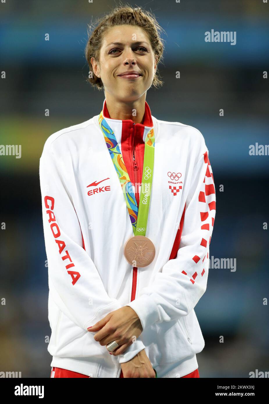 20.08.2016., Rio de Janeiro, Brazil - Rio Olympic Games 2016, Athletics, Ceremony award medals ...
