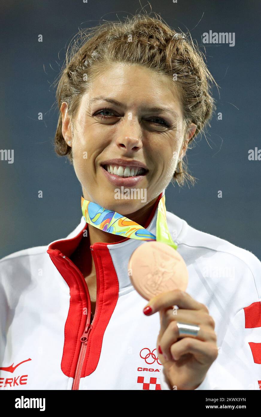 20.08.2016., Rio de Janeiro, Brazil - Rio Olympic Games 2016, Athletics, Ceremony award medals ...