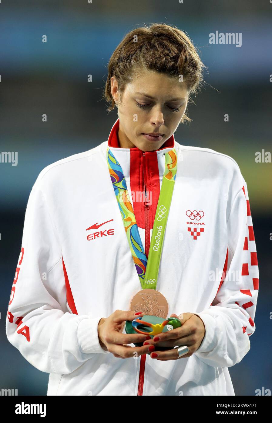 20.08.2016., Rio de Janeiro, Brazil - Rio Olympic Games 2016, Athletics, Ceremony award medals ...