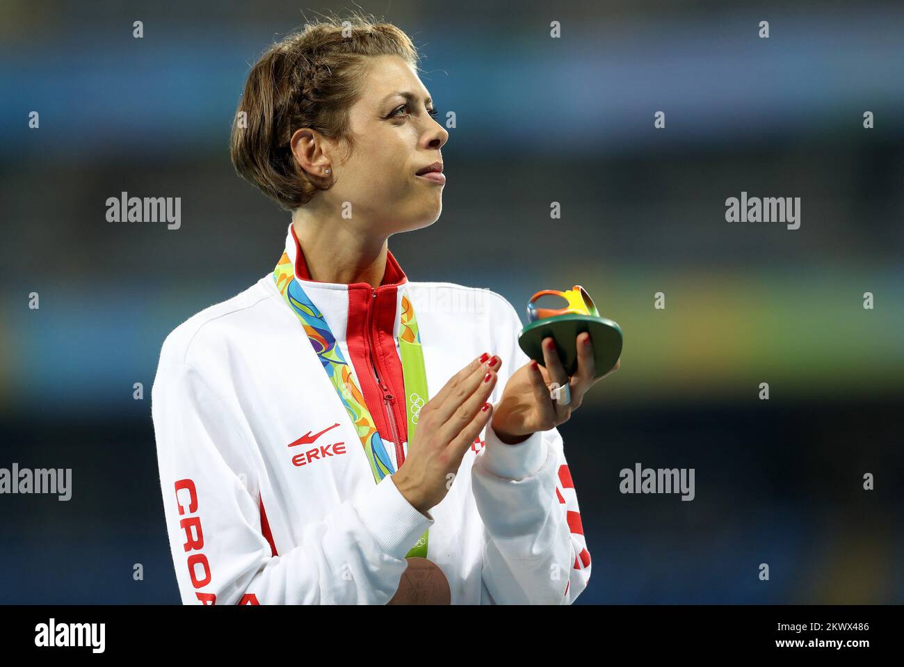 20.08.2016., Rio de Janeiro, Brazil - Rio Olympic Games 2016, Athletics, Ceremony award medals ...