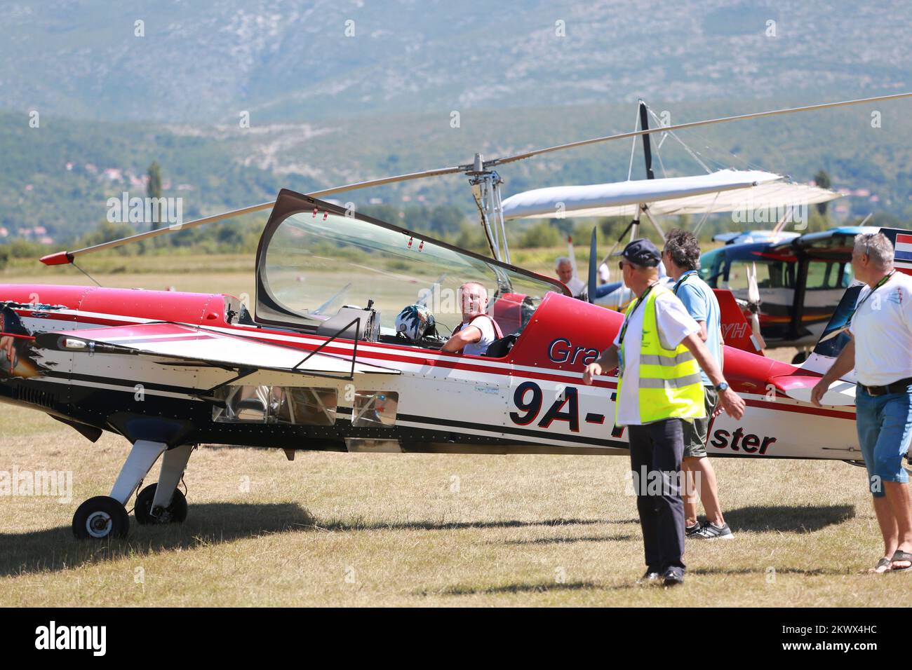 20.08.2016. Sinj, Croatia - Organized by the flying club Sinj and the ...