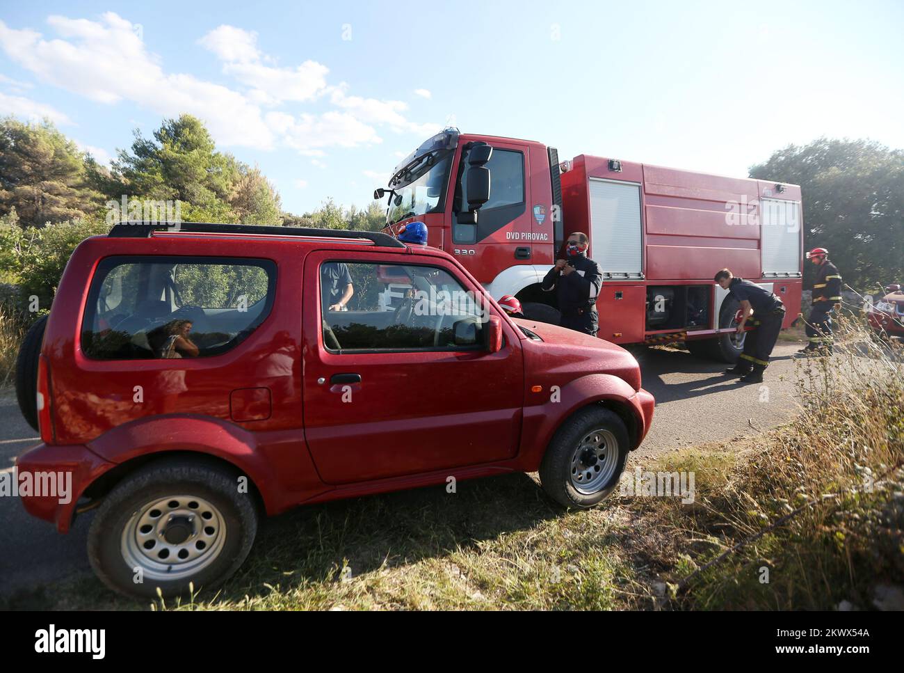 25.08.2016., Mucici, Croatia - 88 firefighters held fire under control ...