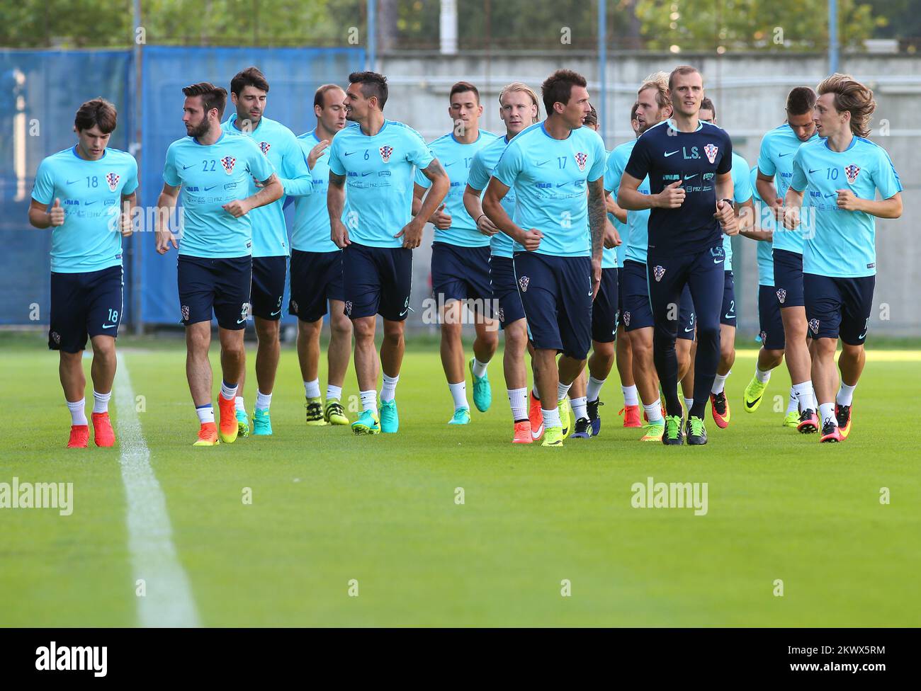 29.08.2016., Zagreb, Croatia - Croatian national football team did a ...