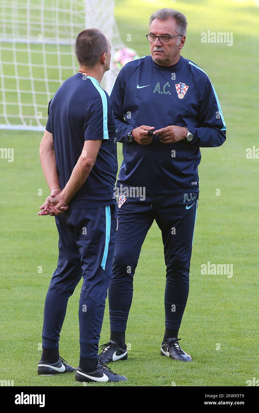 29.08.2016., Zagreb, Croatia - Croatian national football team did a ...