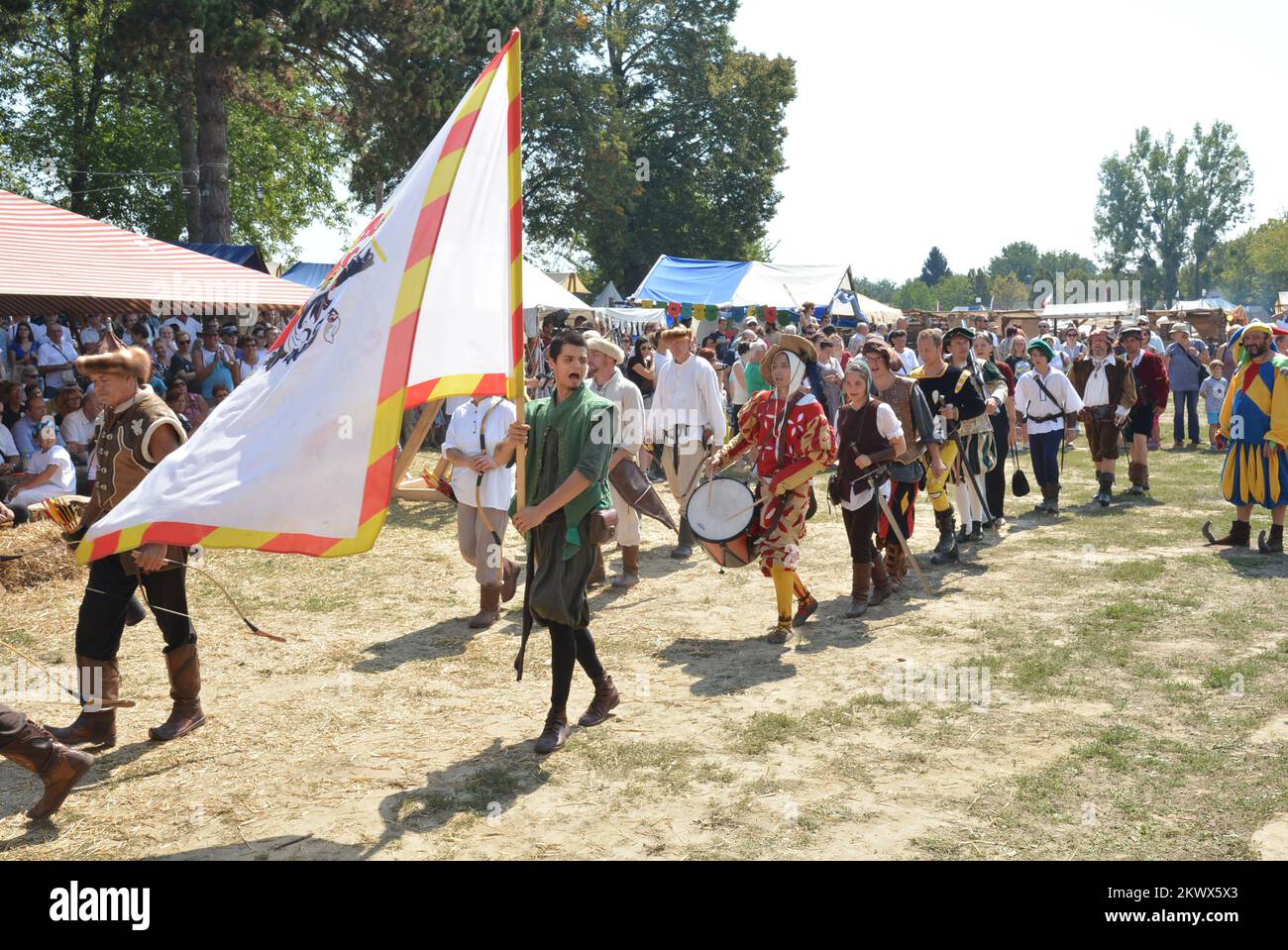 27.08.2016., Koprivnica, Croatia - Historical mega spectacle ...