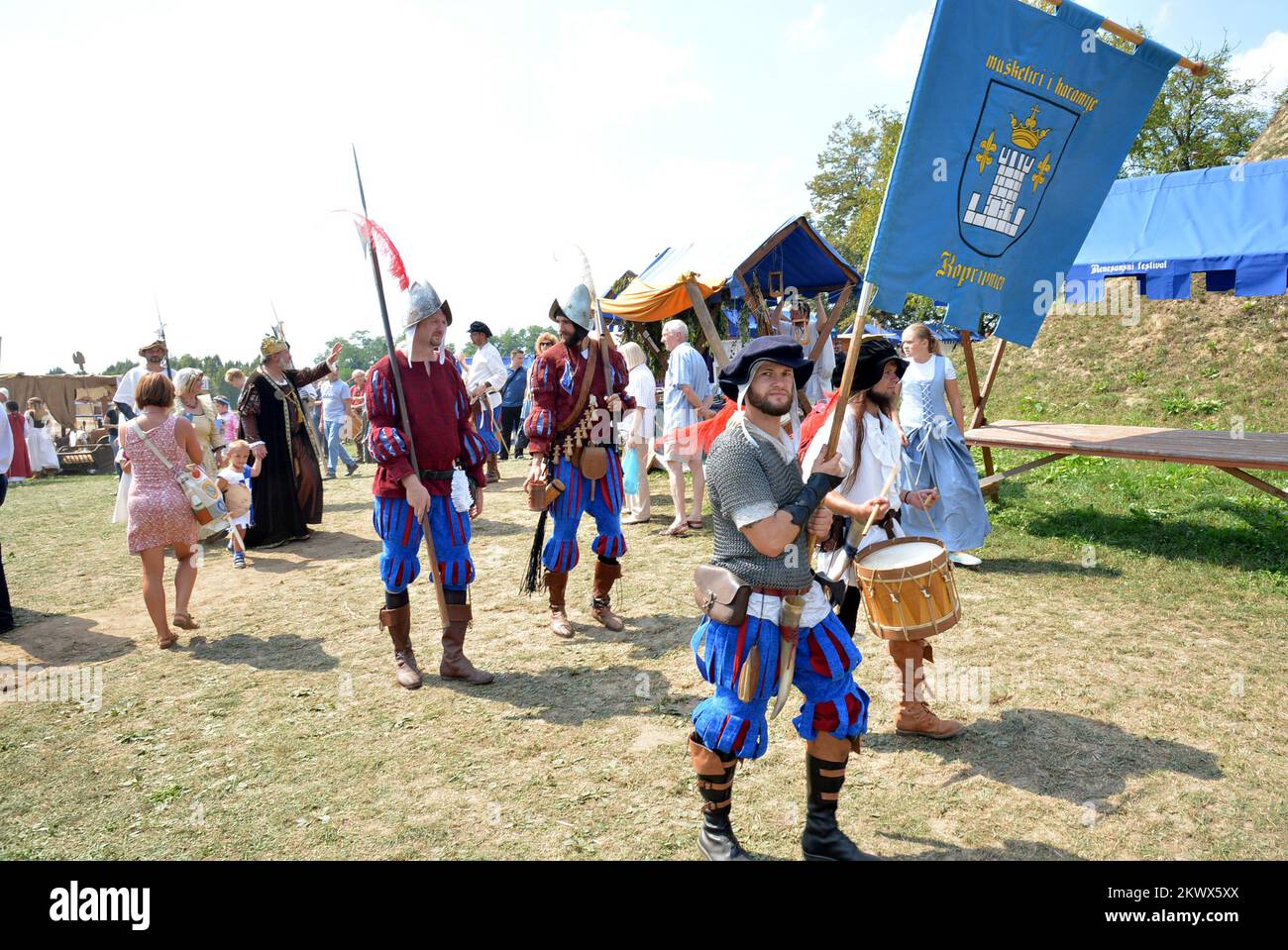 27.08.2016., Koprivnica, Croatia - Historical mega spectacle ...
