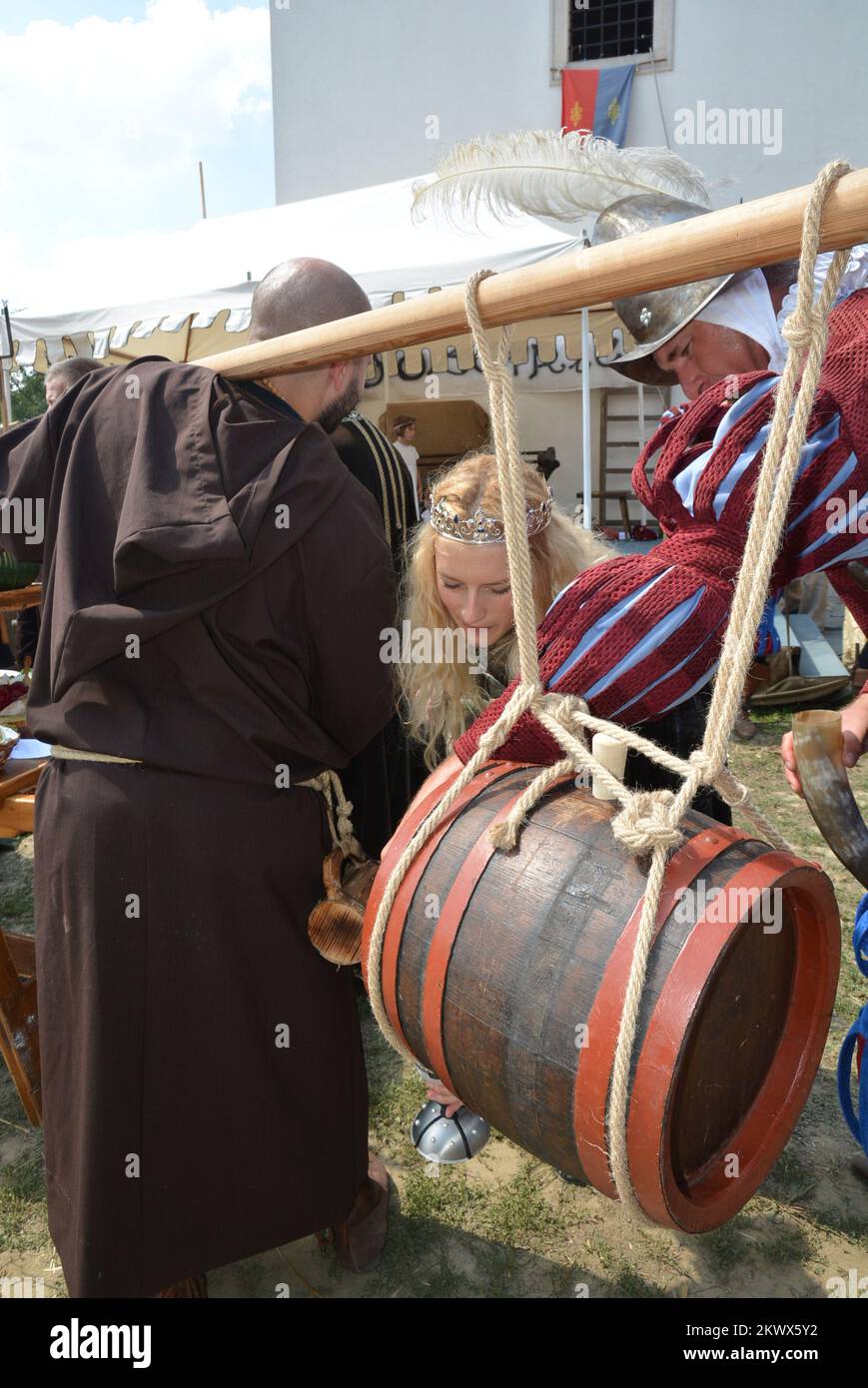 27.08.2016., Koprivnica, Croatia - Historical mega spectacle ...