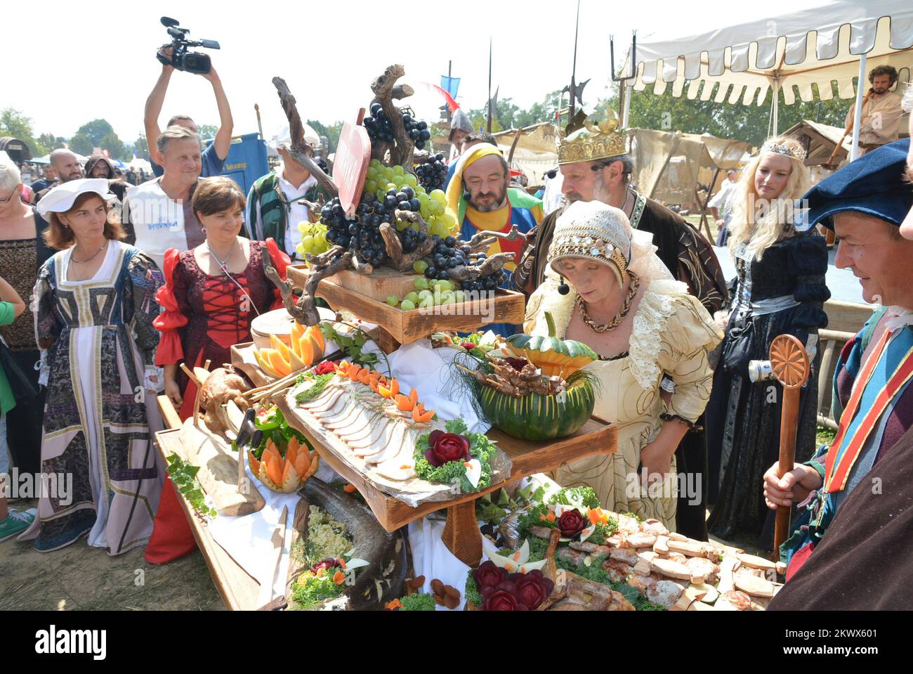 27.08.2016., Koprivnica, Croatia - Historical mega spectacle ...