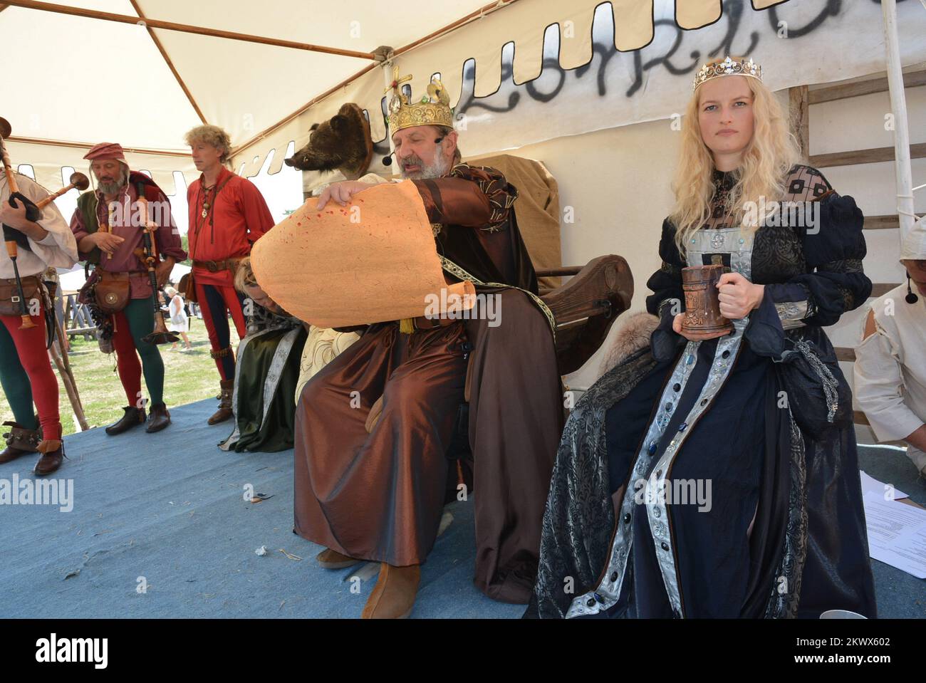 27.08.2016., Koprivnica, Croatia - Historical mega spectacle ...