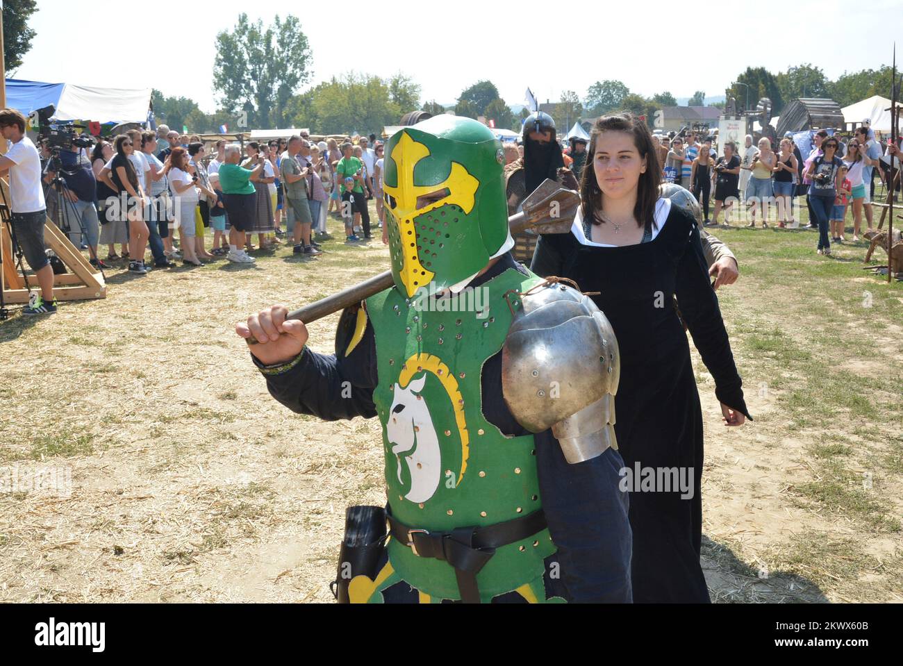 27.08.2016., Koprivnica, Croatia - Historical mega spectacle ...
