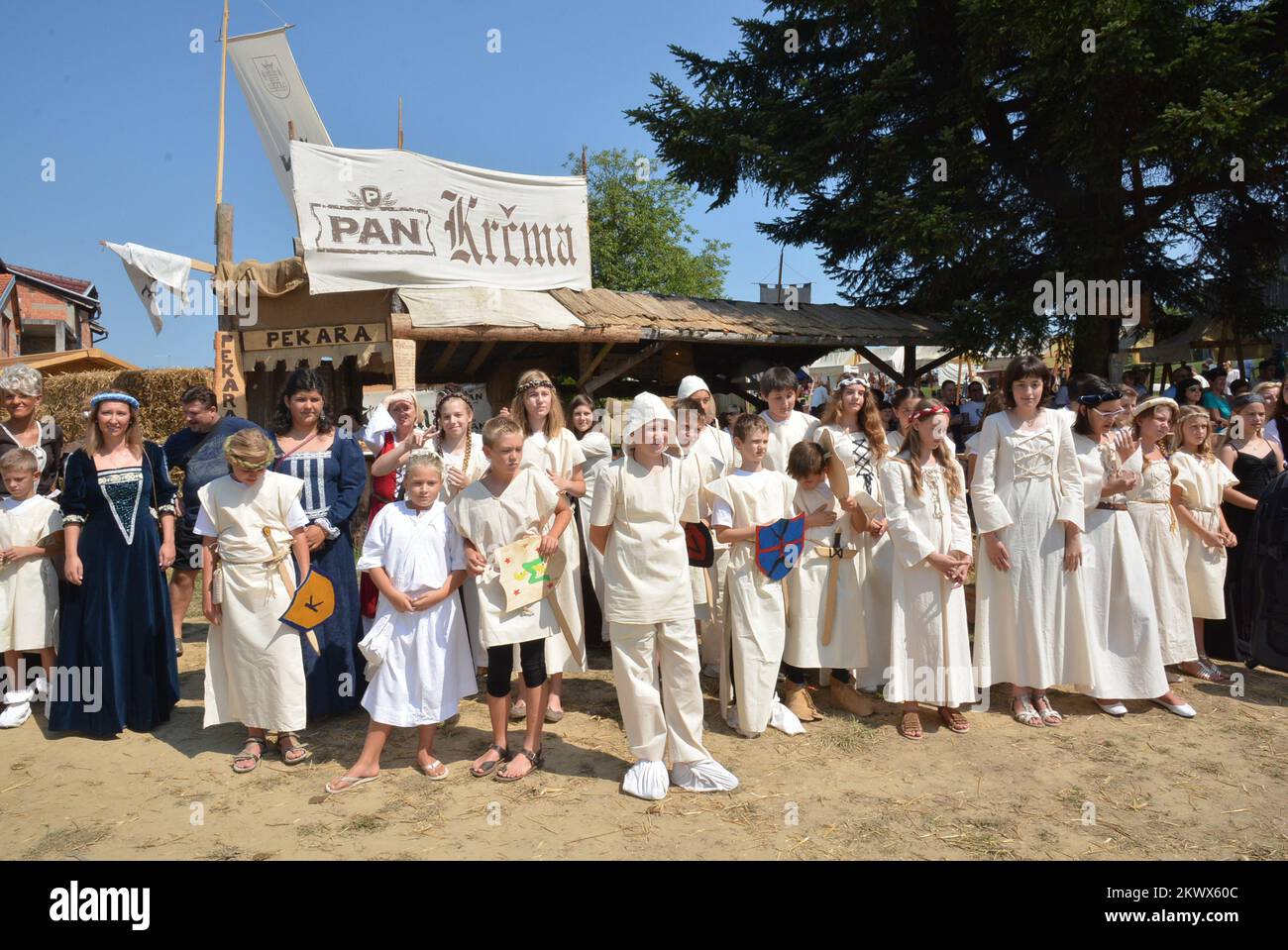 27.08.2016., Koprivnica, Croatia - Historical mega spectacle ...