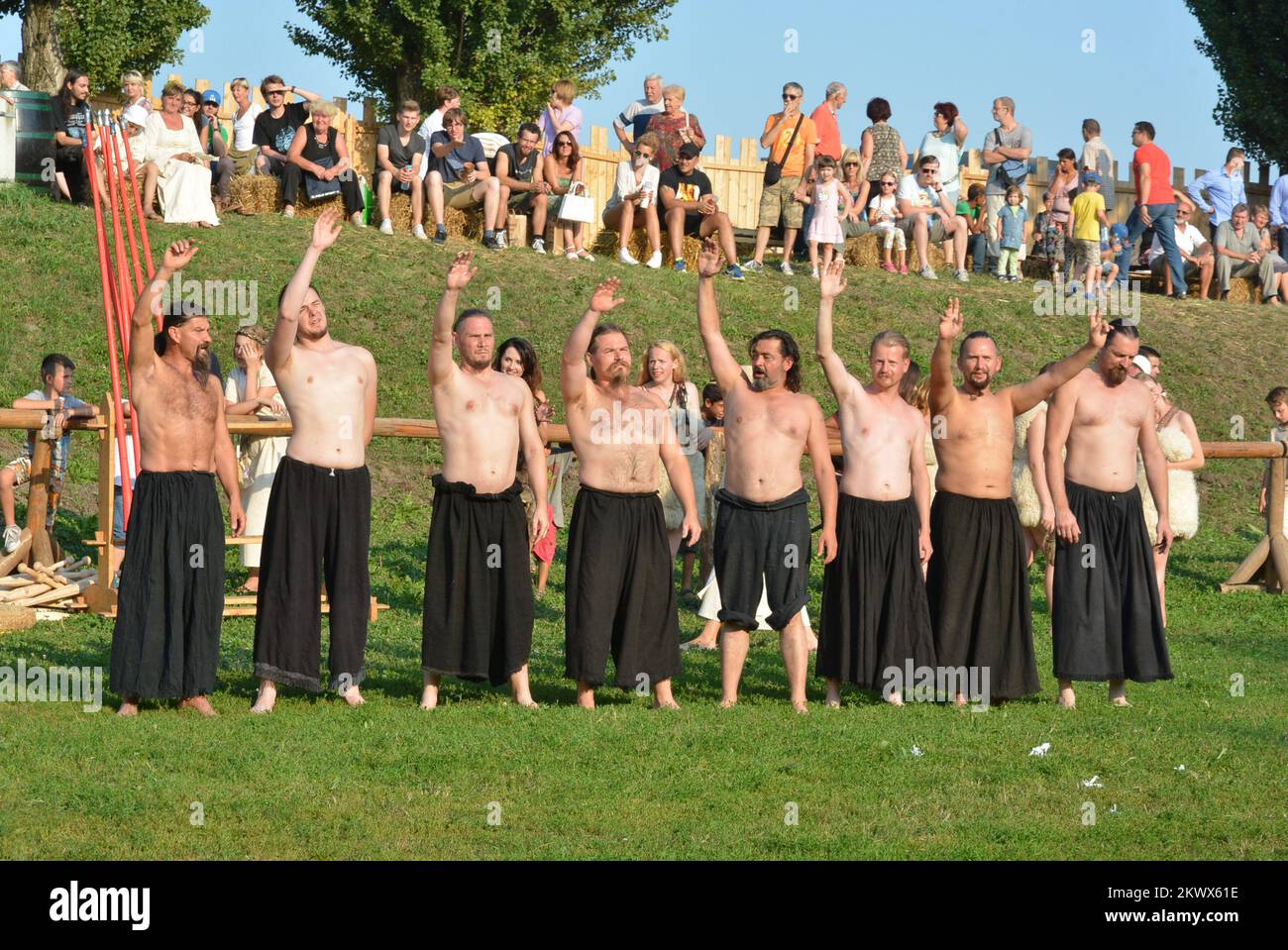 27.08.2016., Koprivnica, Croatia - Medieval rugby was the greatest ...