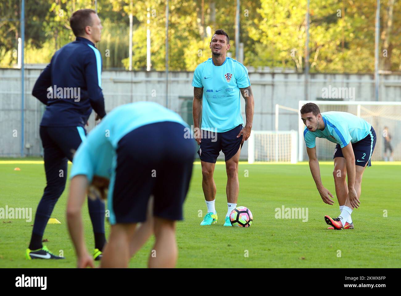 30.08.2016., Zagreb, Croatia - Croatian national football team did a ...