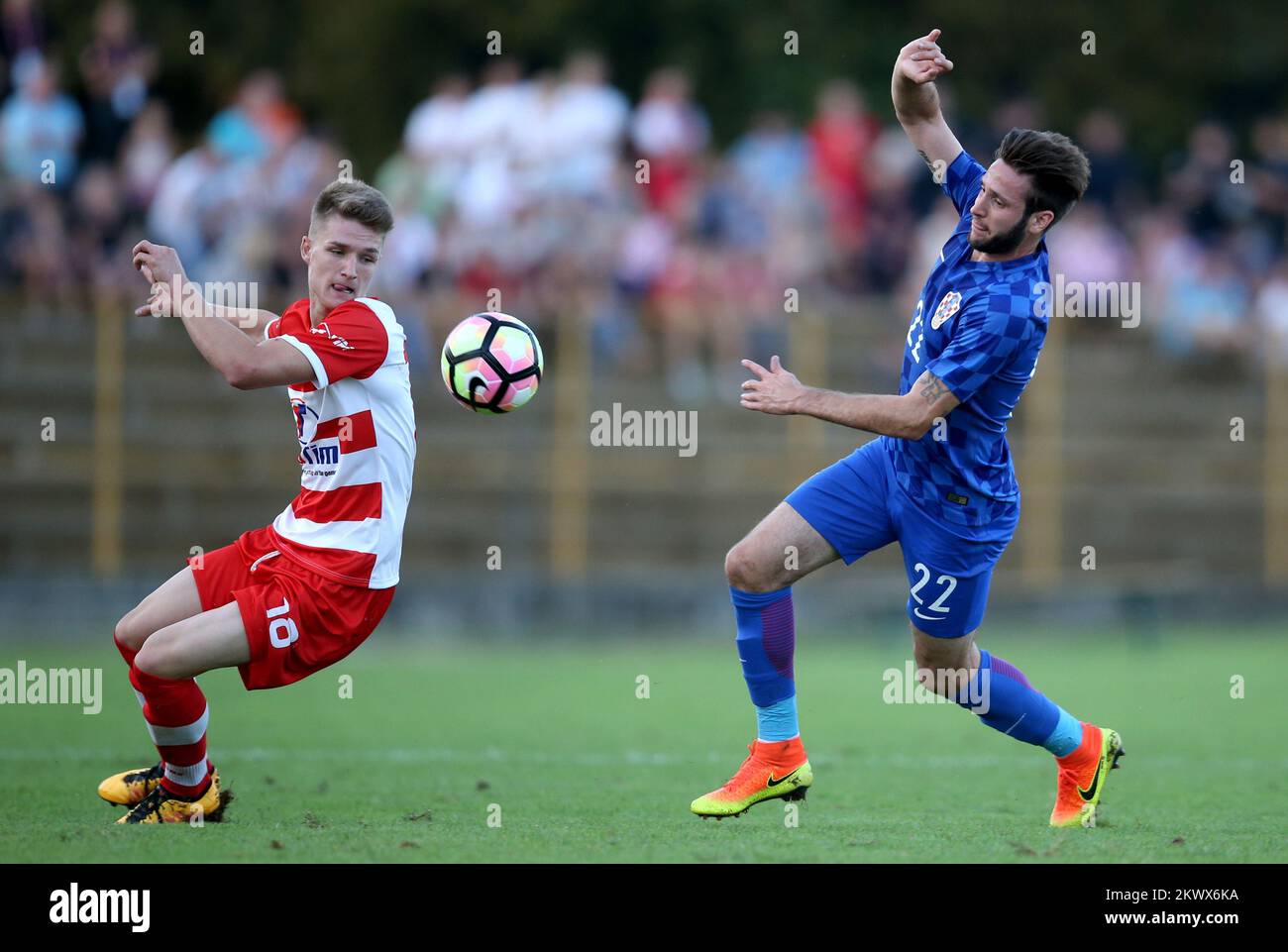 31.08.2016., Sisak, Croatia - Croatian national football team played a ...