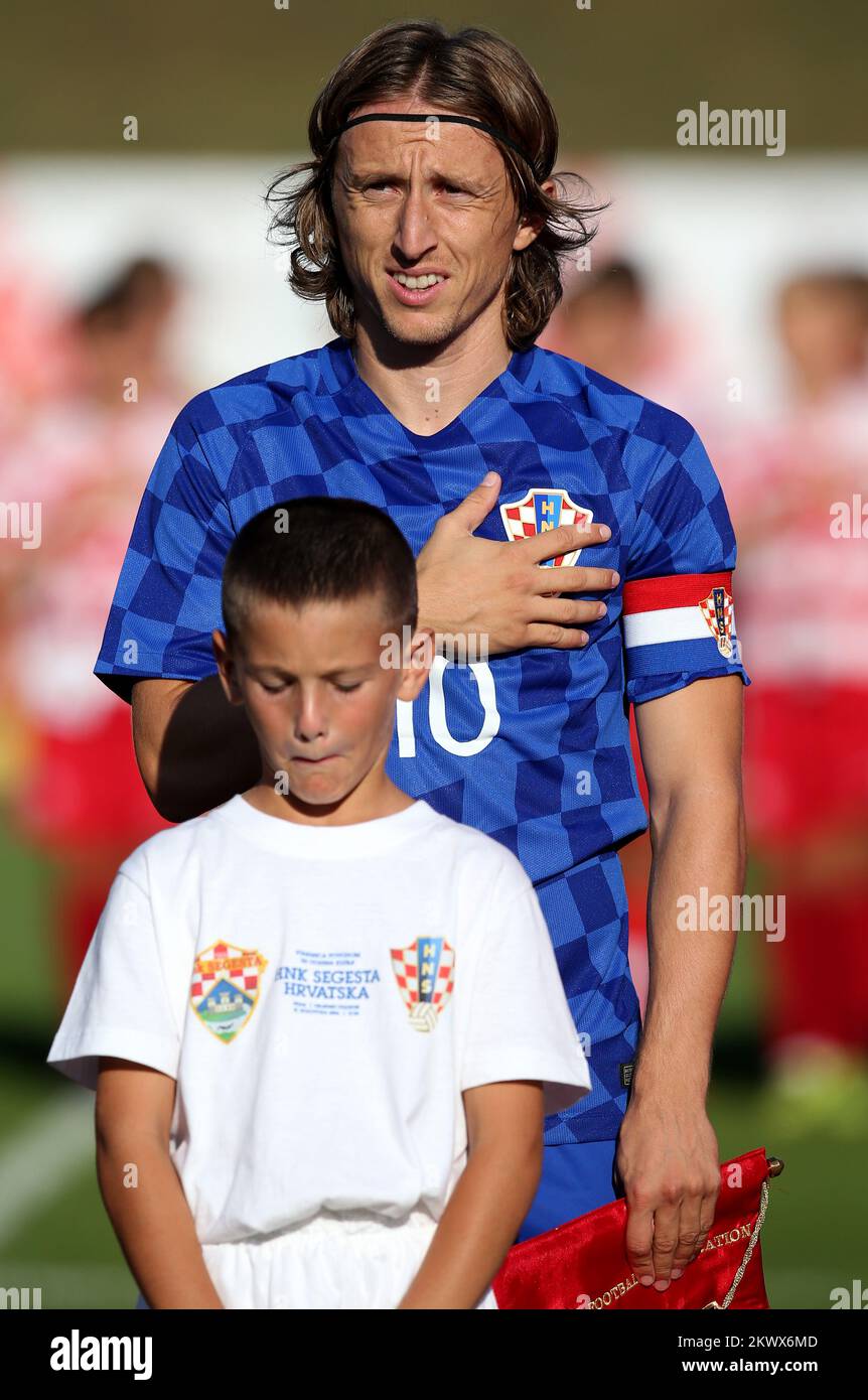 31.08.2016., Sisak, Croatia - Croatian national football team played a ...