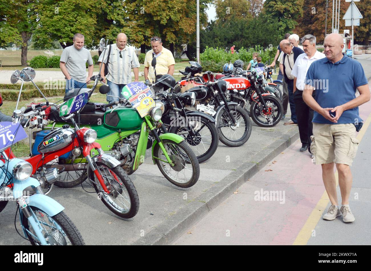 04.09.2016., Sisak, Croatia - Organized by the Oldtimer Club Sisak held ...