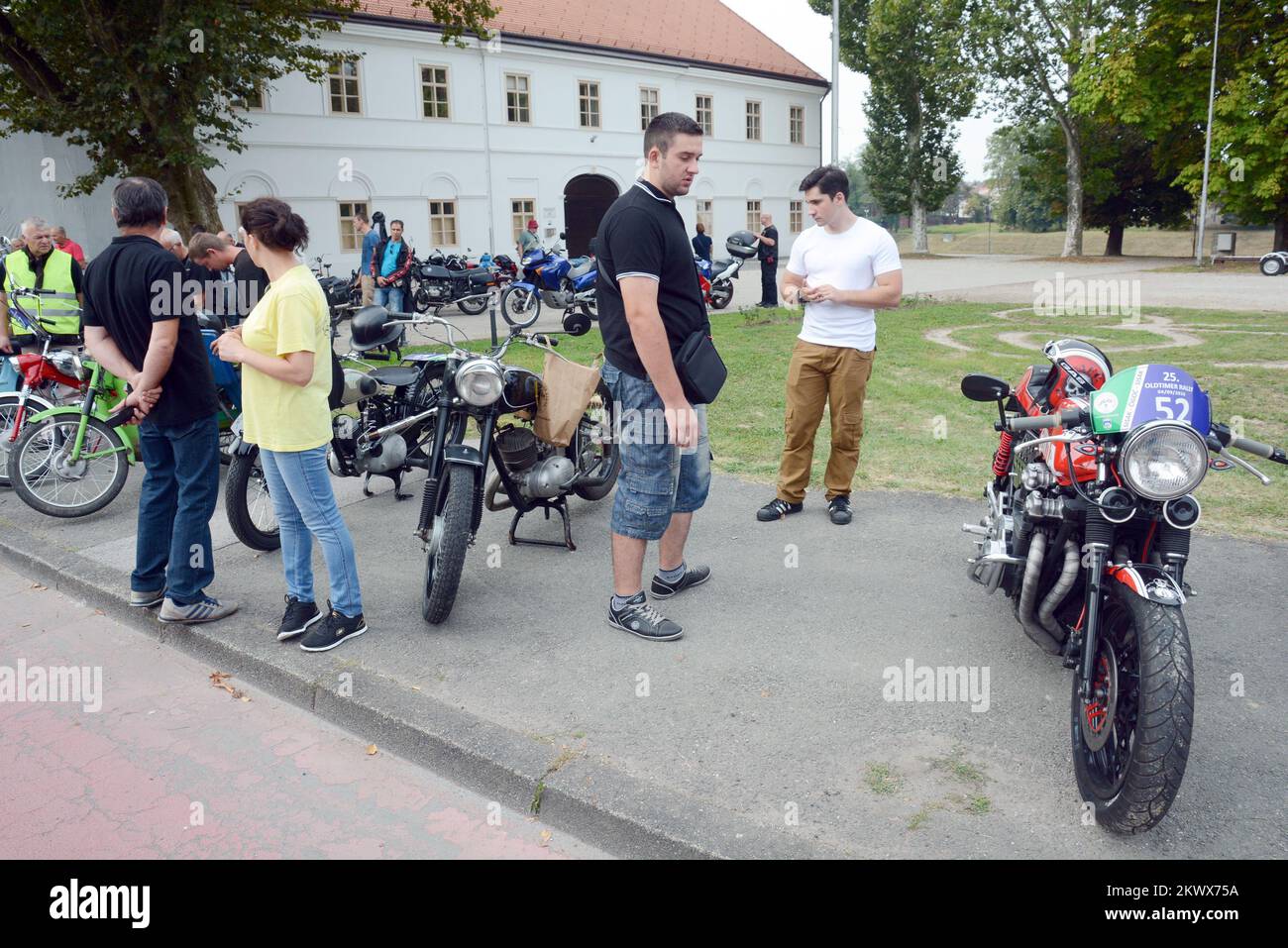 04.09.2016., Sisak, Croatia - Organized by the Oldtimer Club Sisak held ...