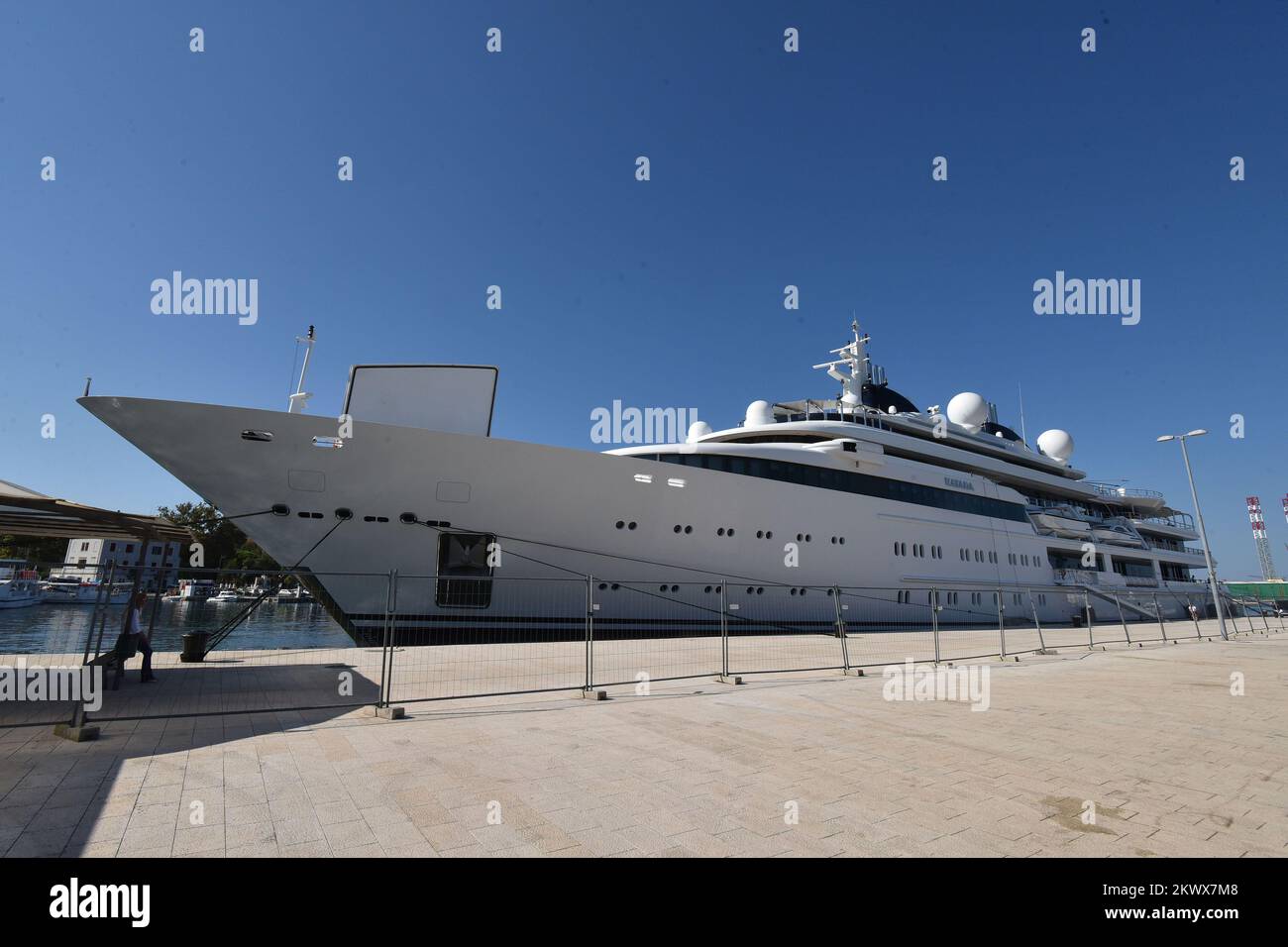 02 09 2016 Pula Croatia The Luxury Yacht Katara Is One Of The