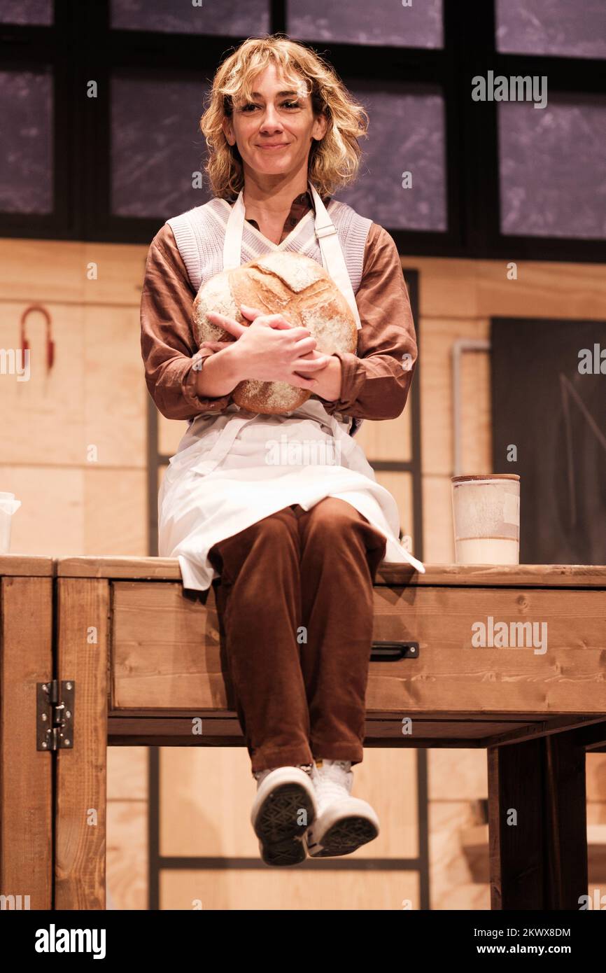 Actress Marta Poveda poses during the presentation of the play "Una ...