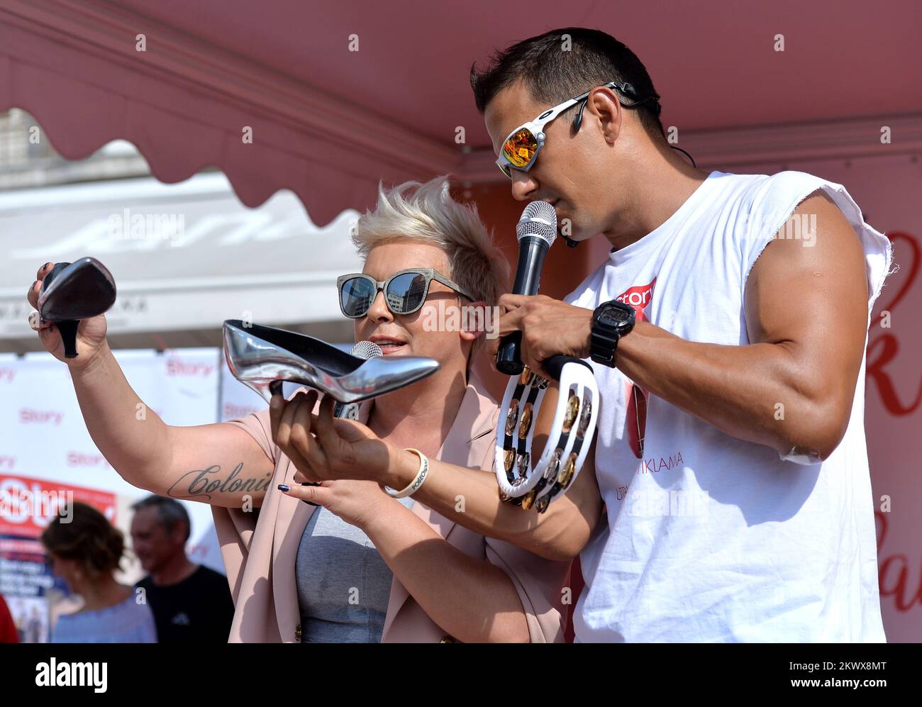 10.09.2016., Croatia, Zagreb - 7th Story high heel race at the Ban ...